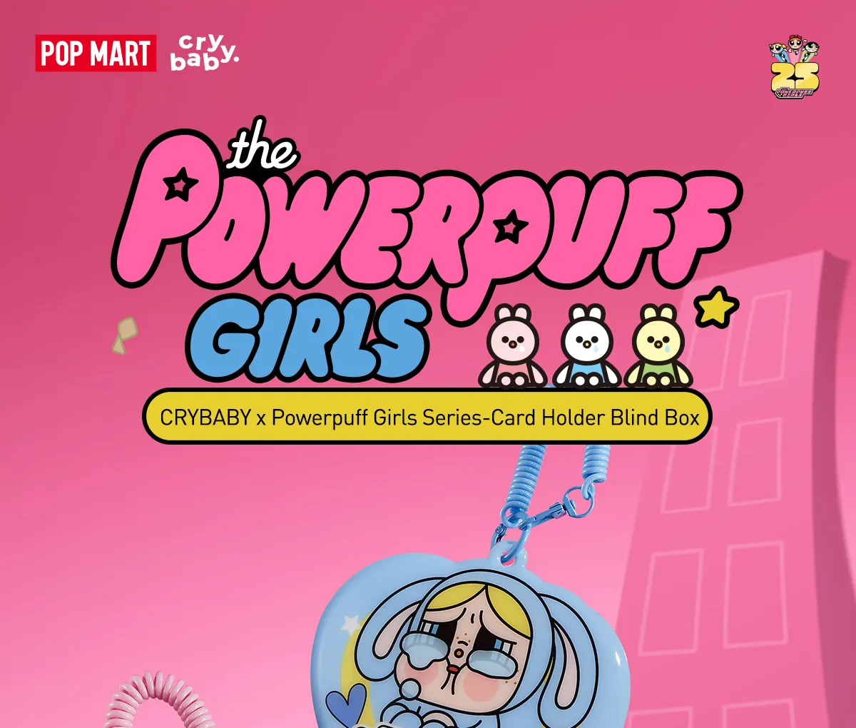 CRYBABY× Powerpuff Girls Series-Card Holder Blind Box - POP MART (Czech ...