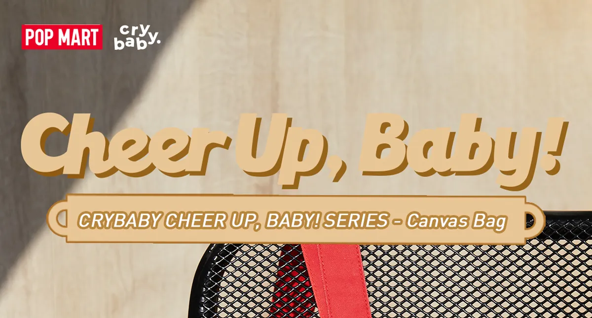 CRYBABY CHEER UP, BABY! SERIES-Canvas Bag - POP MART (Japan)