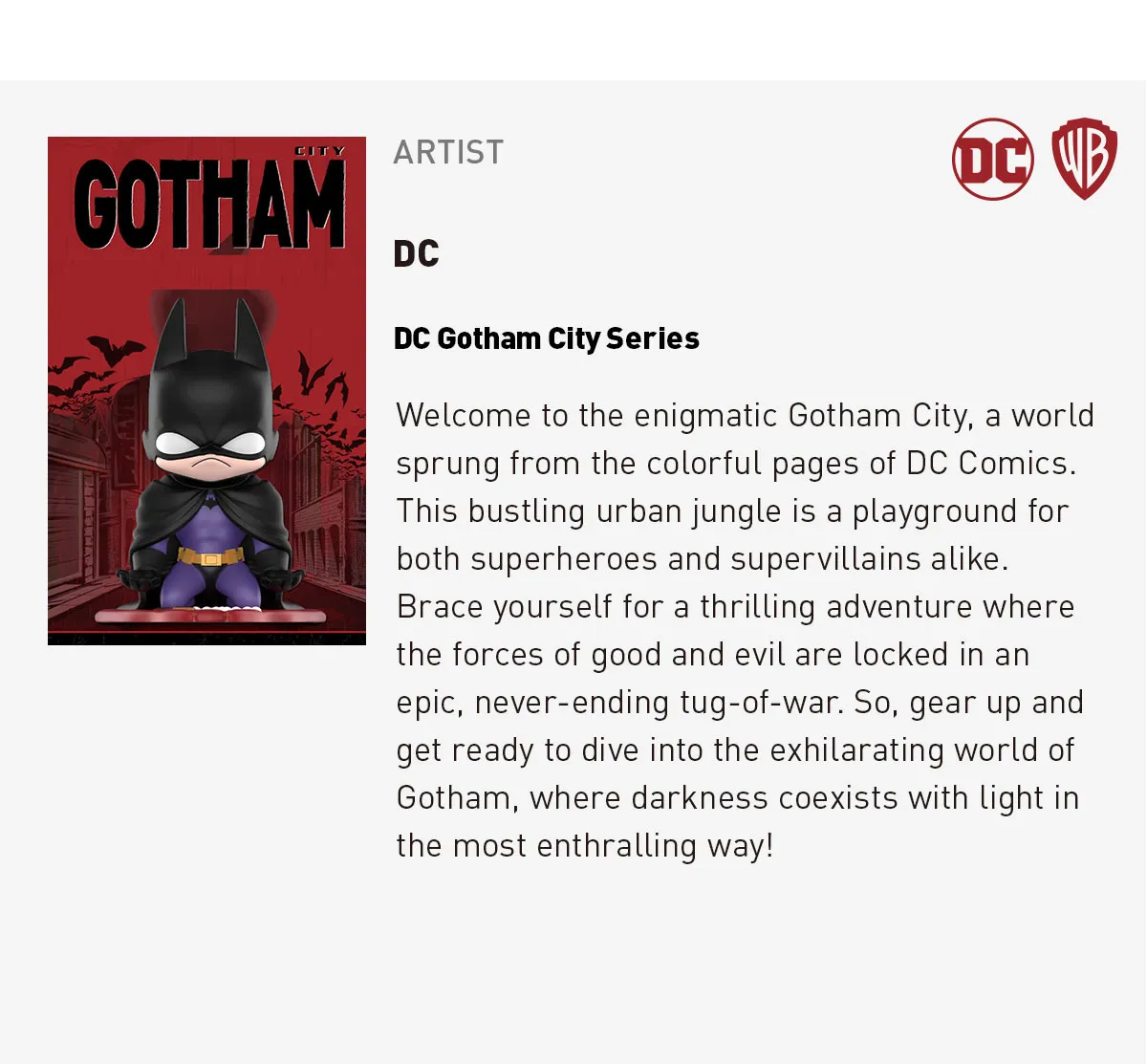 DC Gotham City Series - POP MART (Philippines)