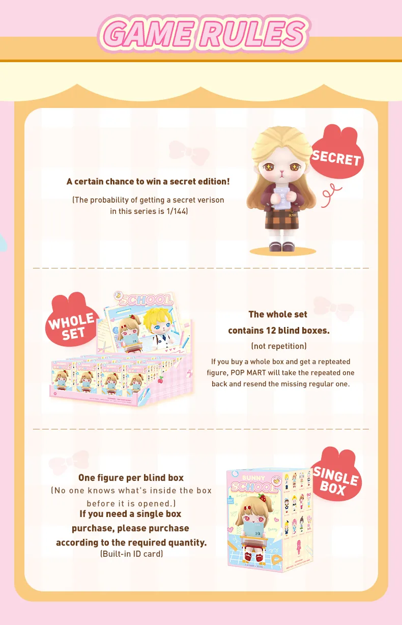 Bunny School Series - POP MART (Spain)