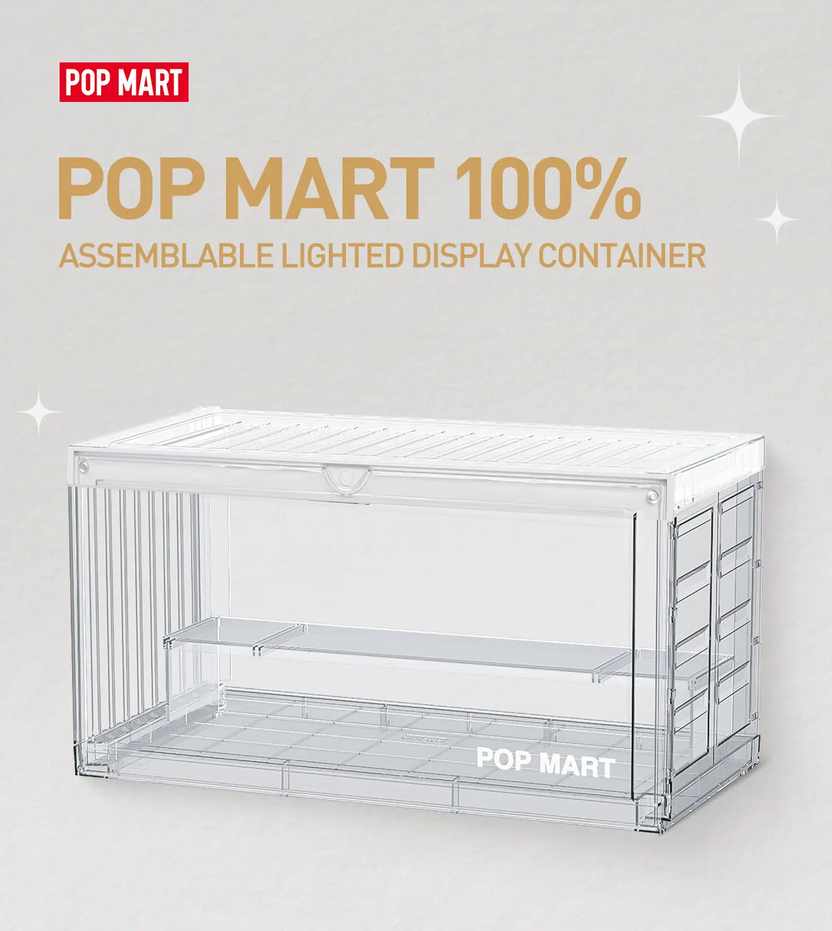 POP MART 100% Assemblable Lighted Display Container - POP MART (Croatia)