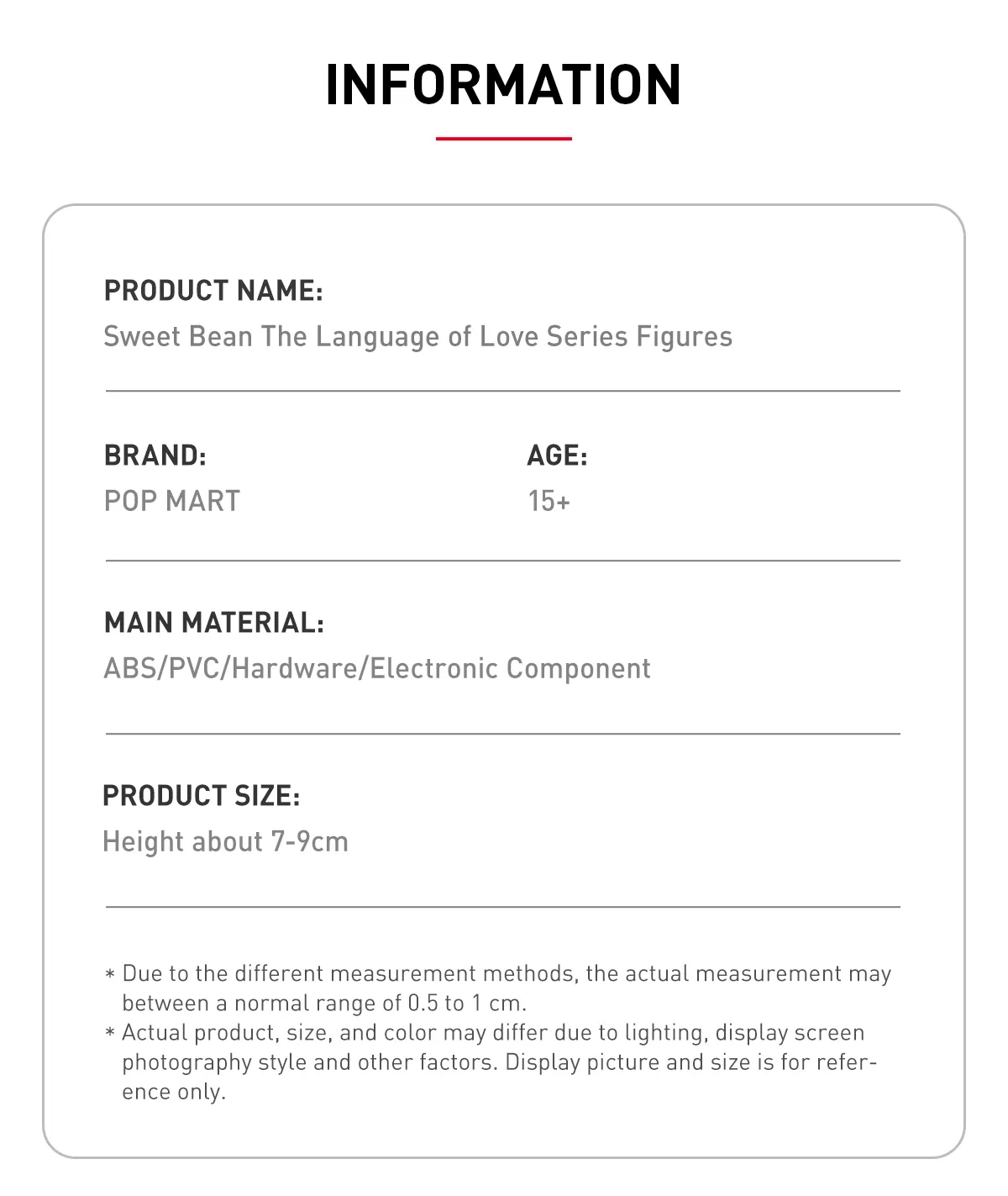 Sweet Bean The Language of Love Series Figures - POP MART (Malaysia)