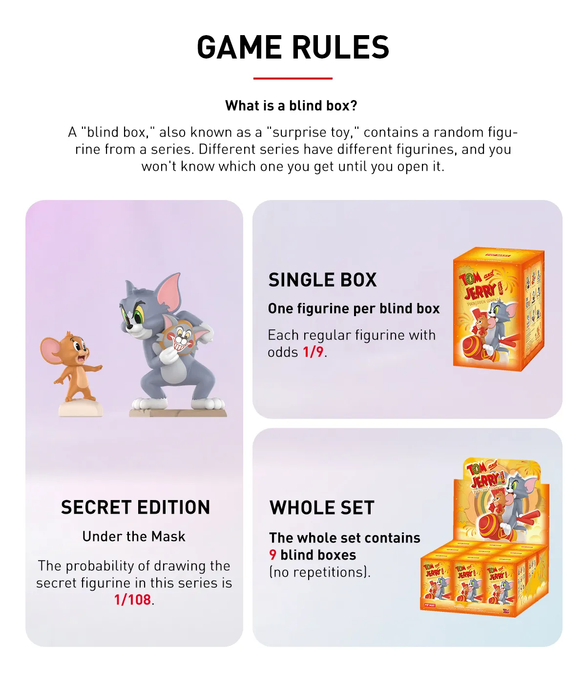 Tom & Jerry: Forbidden Compass Series Figures - POP MART (Finland)