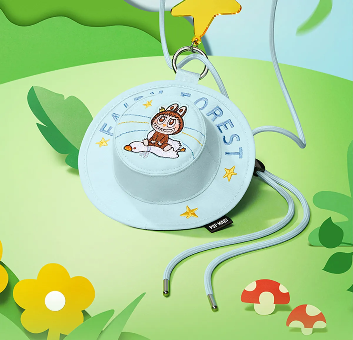 THE MONSTERS Forest Fairy Tale Series-Bucket Hat Mini Bag - POP MART ...