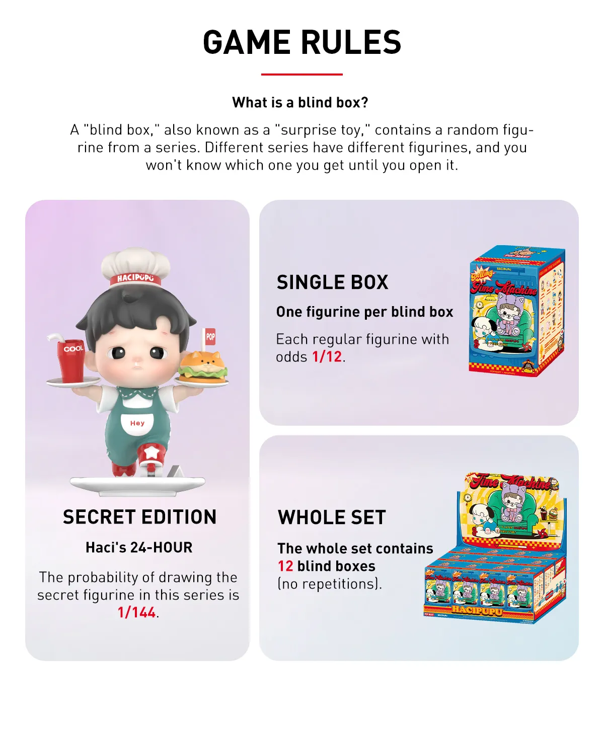 HACIPUPU Rolling Time Machine Series Figure - POP MART (South Korea)