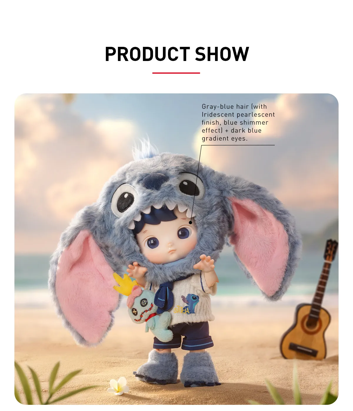 HACIPUPU STITCH 1/8 Action Figure - POP MART (Japan)