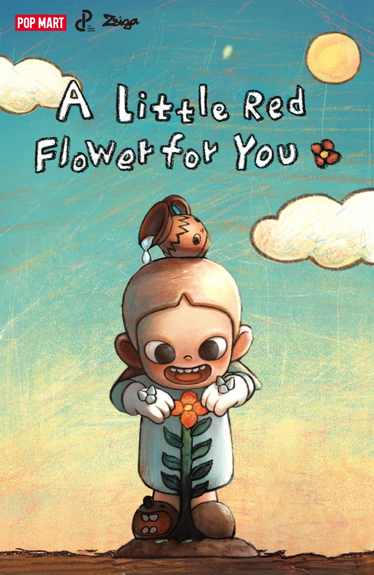 Zsiga A Little Red Flower for You Figure - POP MART (South Korea)