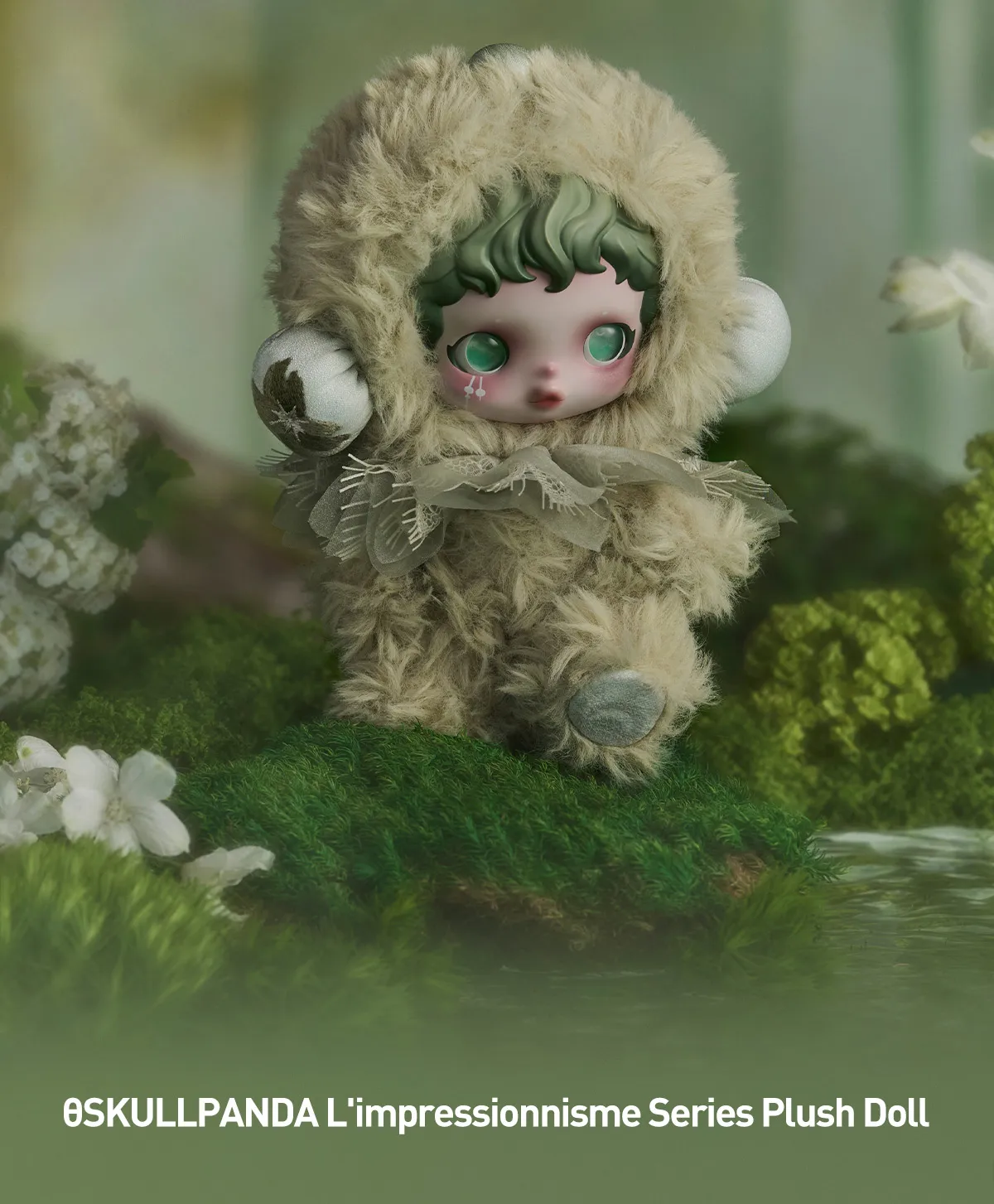 SKULLPANDA L’impressionnisme Series Plush Doll - POP MART (South Korea)