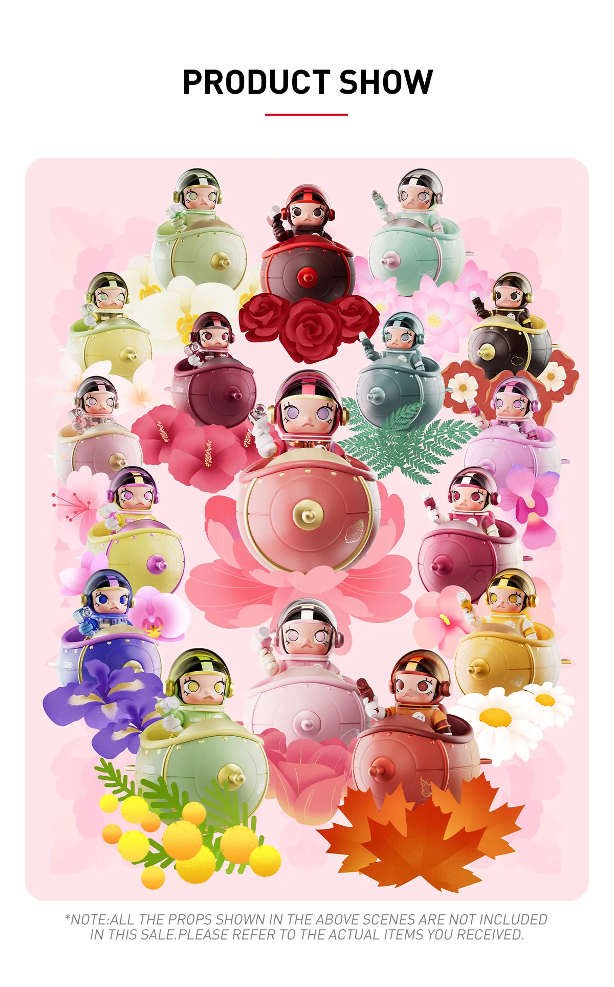 MEGA SPACE MOLLY 100% Blooming-Fleur de lys - POP MART (France)