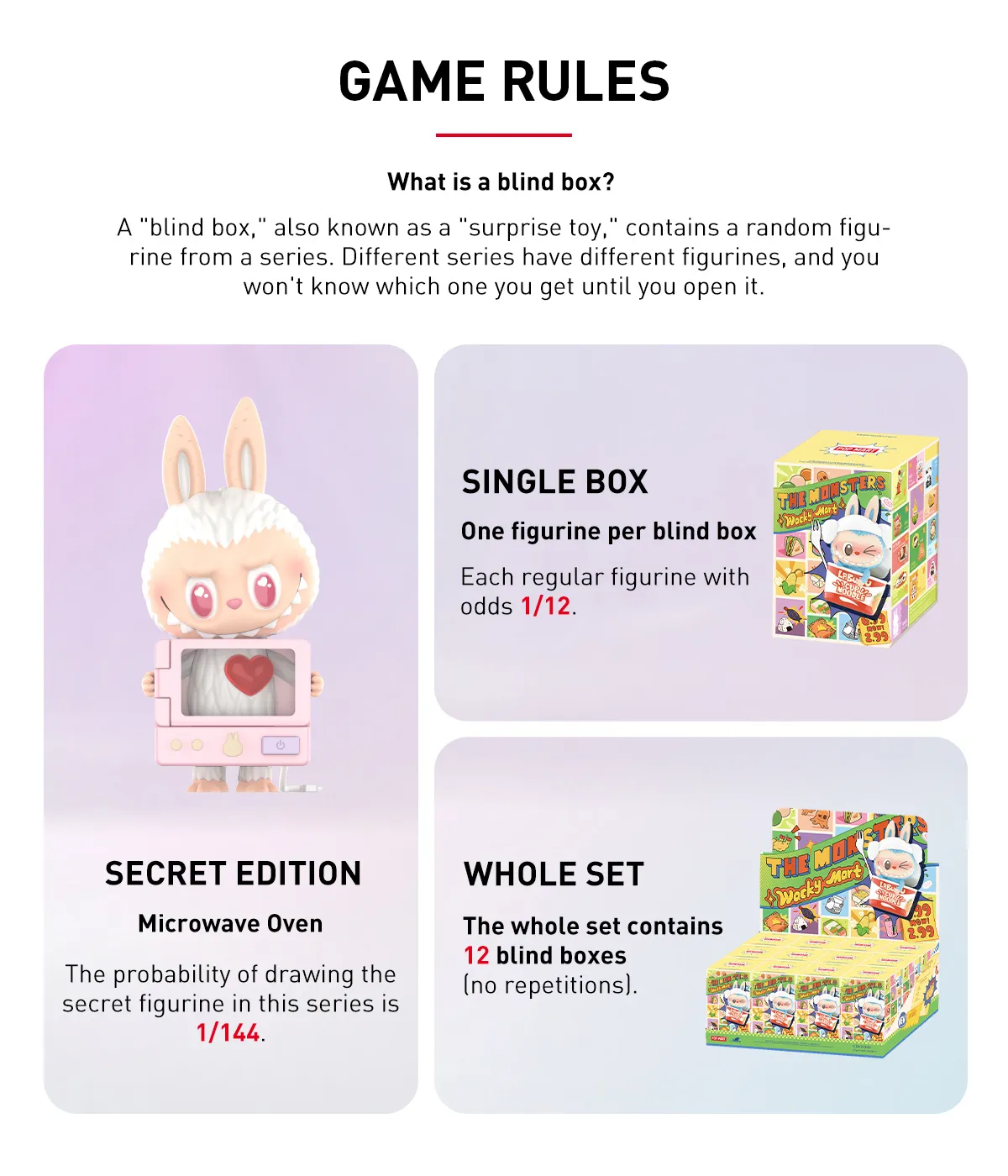 POP NOW:THE MONSTERS Wacky Mart Series Figures - POP MART (Australia)