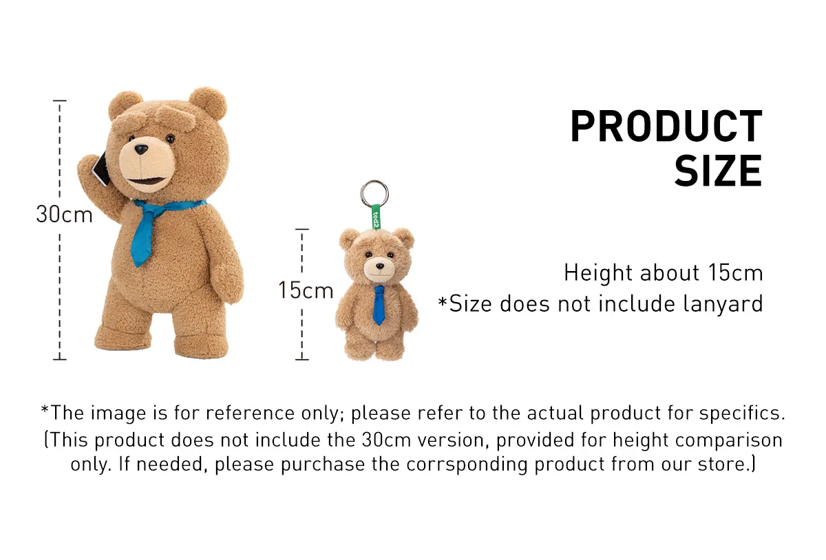 Ted2 Teddy Bear Action Plush Pendant - POP MART (Switzerland)