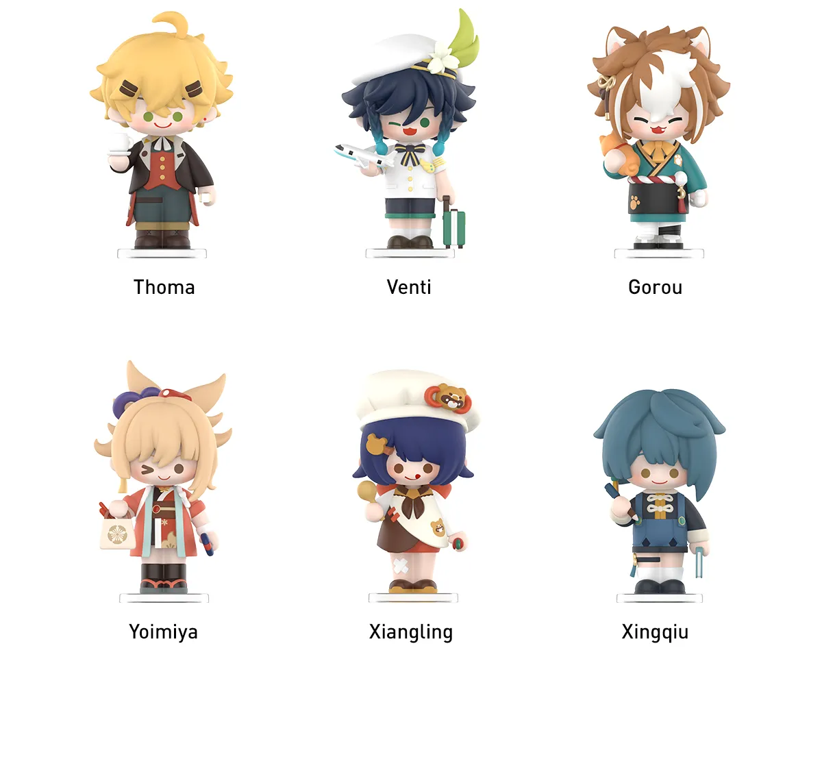 Genshin Impact Dress-Up Dreams Themed Chibi Series Figures - POP MART ...