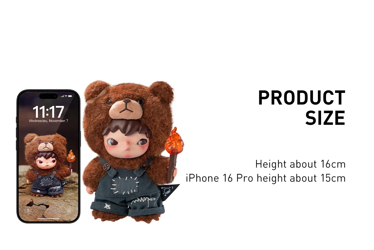 Hirono Living Wild-Fight for Joy Plush Doll - POP MART (Austria)