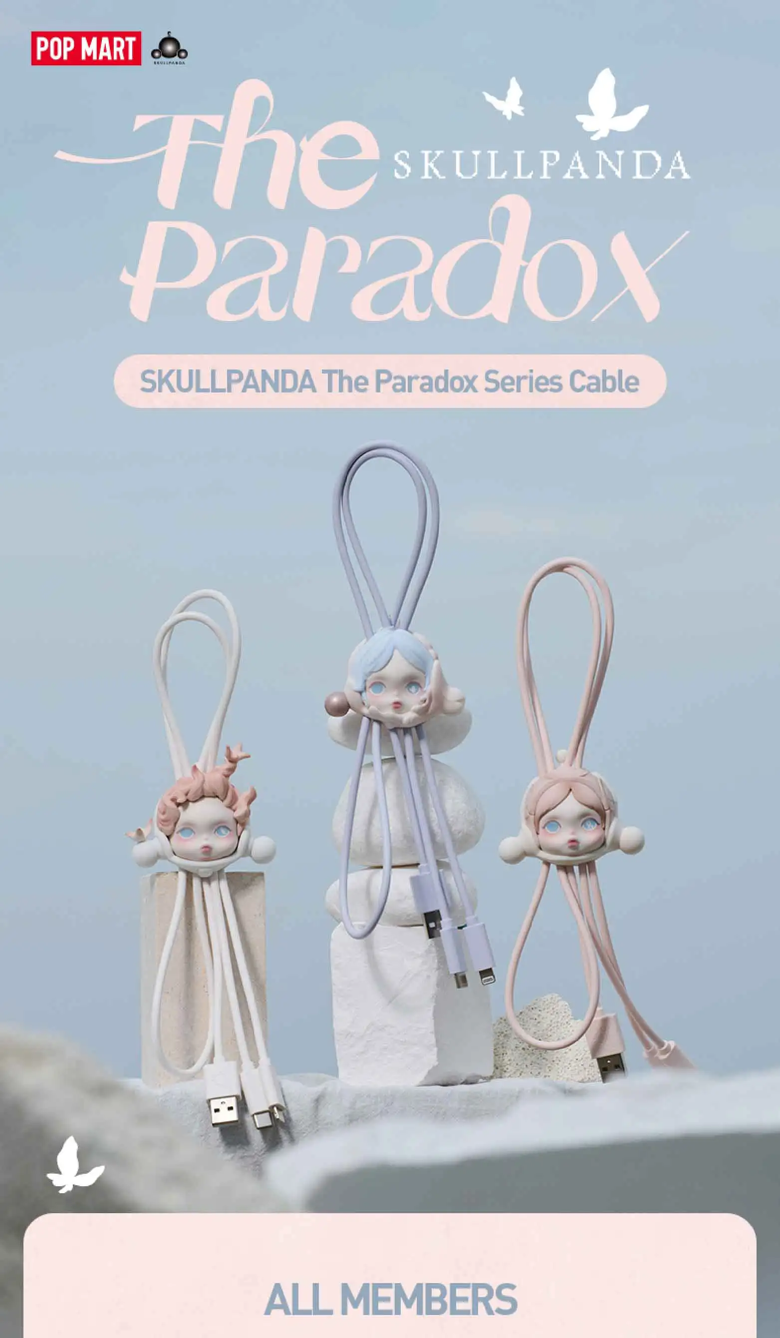 SKULLPANDA The Paradox Series Cable - POP MART (Philippines)