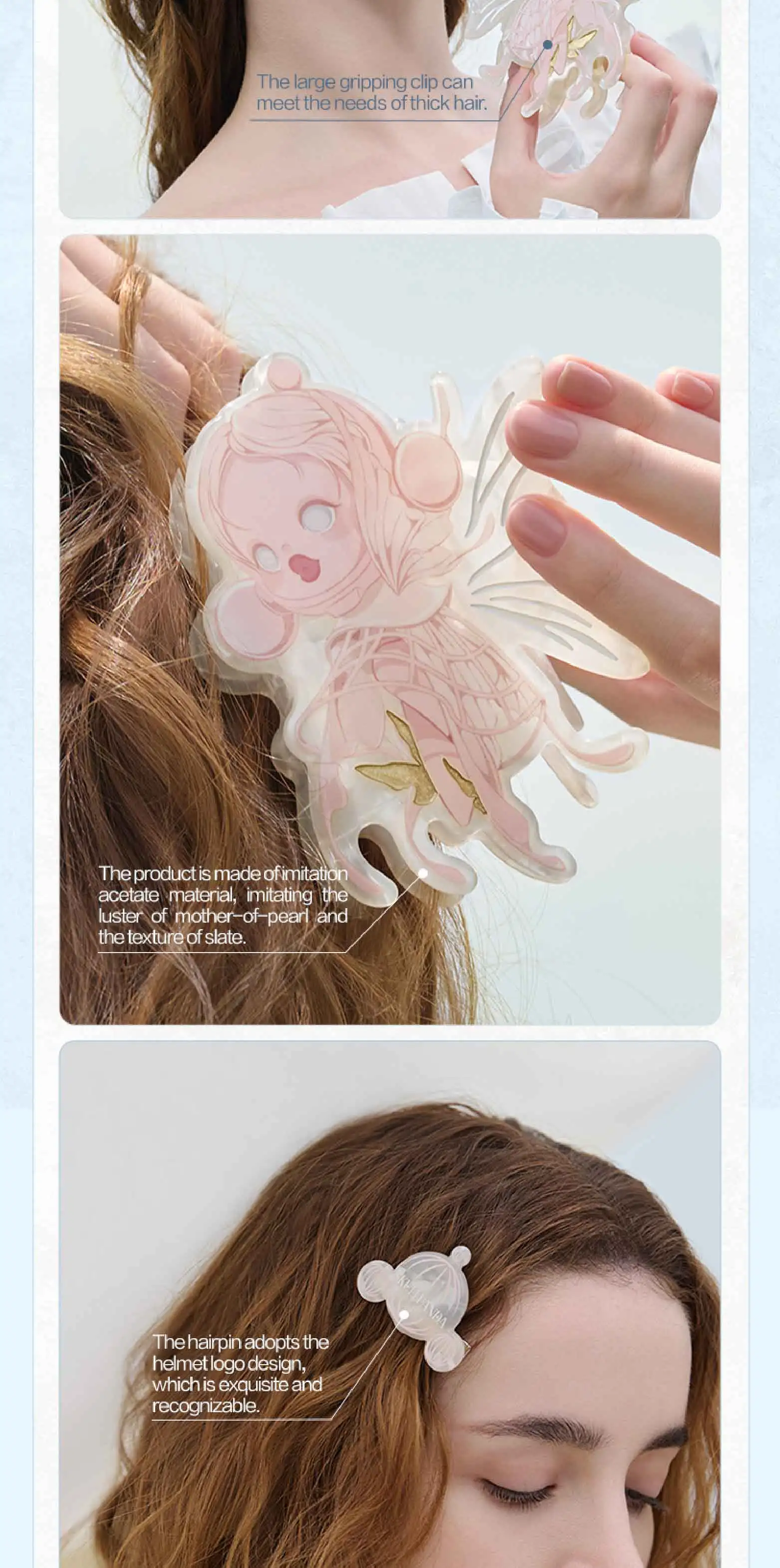 SKULLPANDA The Paradox Series Hair Clip Set - POP MART (South Korea)