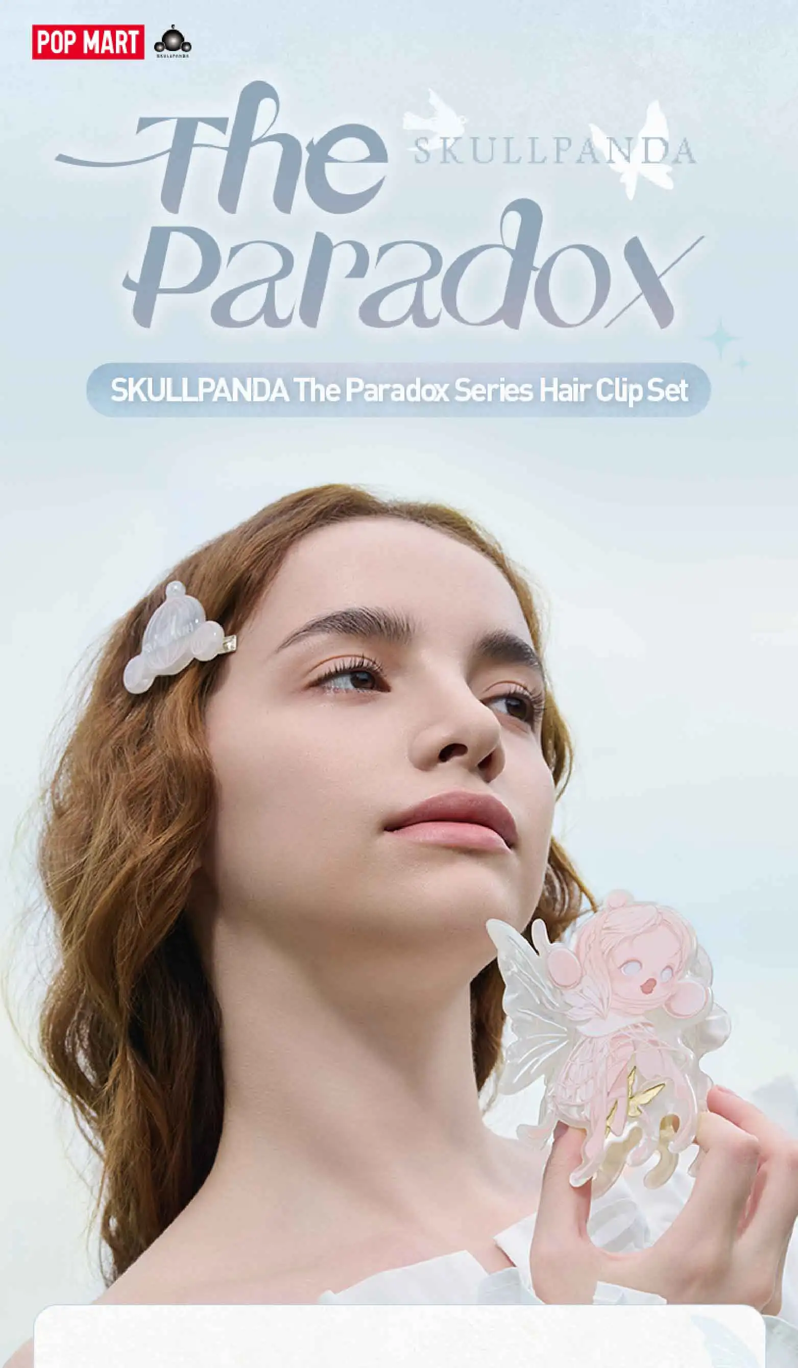 SKULLPANDA The Paradox Series Hair Clip Set - POP MART (South Korea)