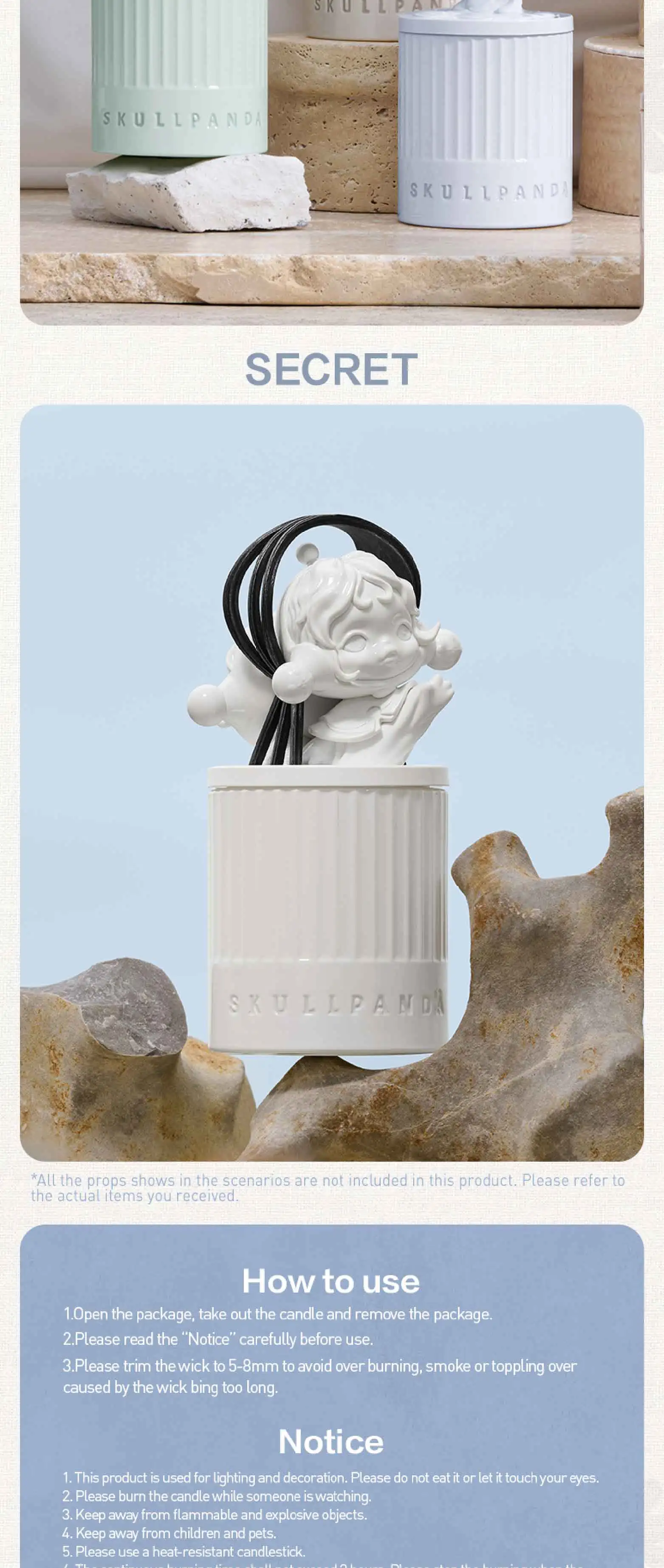 SKULLPANDA The Paradox Series Scented Candle - POP MART (Philippines)