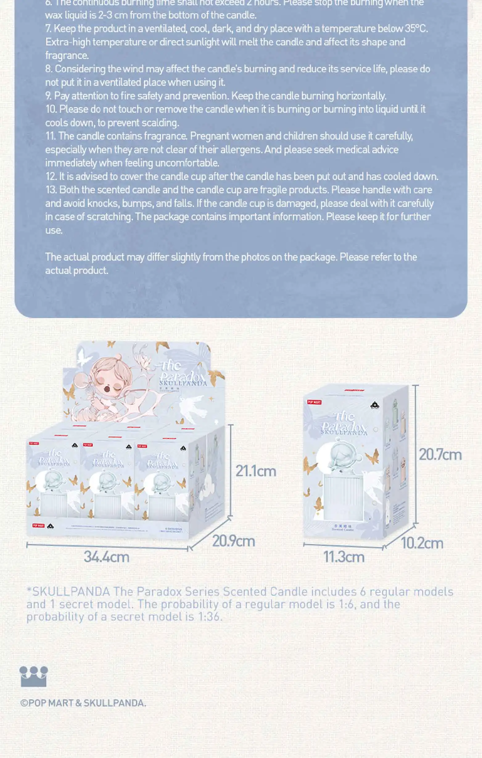 SKULLPANDA The Paradox Series Scented Candle - POP MART (Philippines)