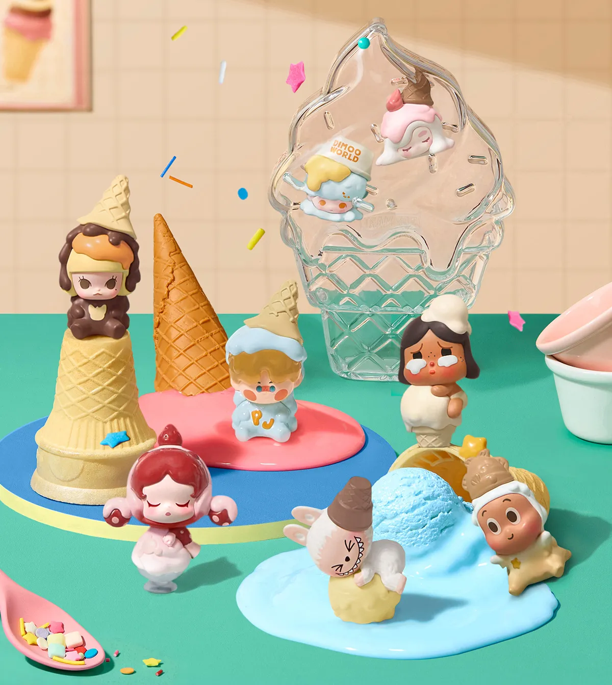 POP BEAN Ice Cream Series Box Set - POP MART (Macao, China)