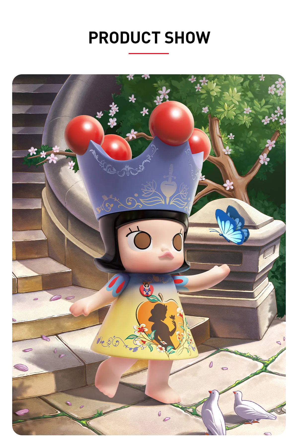 MEGA ROYAL MOLLY 1000% Snow White - POP MART (Singapore)