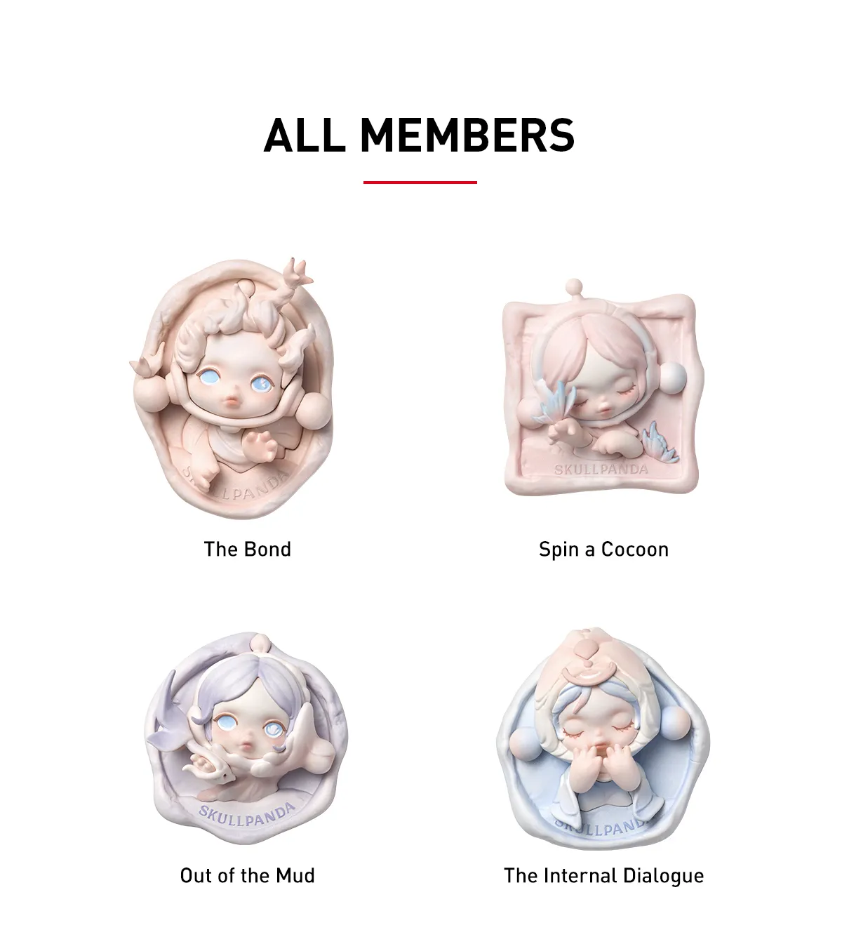 SKULLPANDA The Paradox Series Fridge Magnet - POP MART (Switzerland)