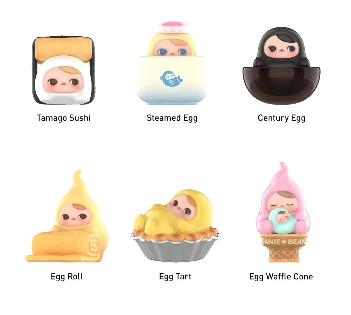 PUCKY Egg Beanie Series Figures - POP MART (Japan)