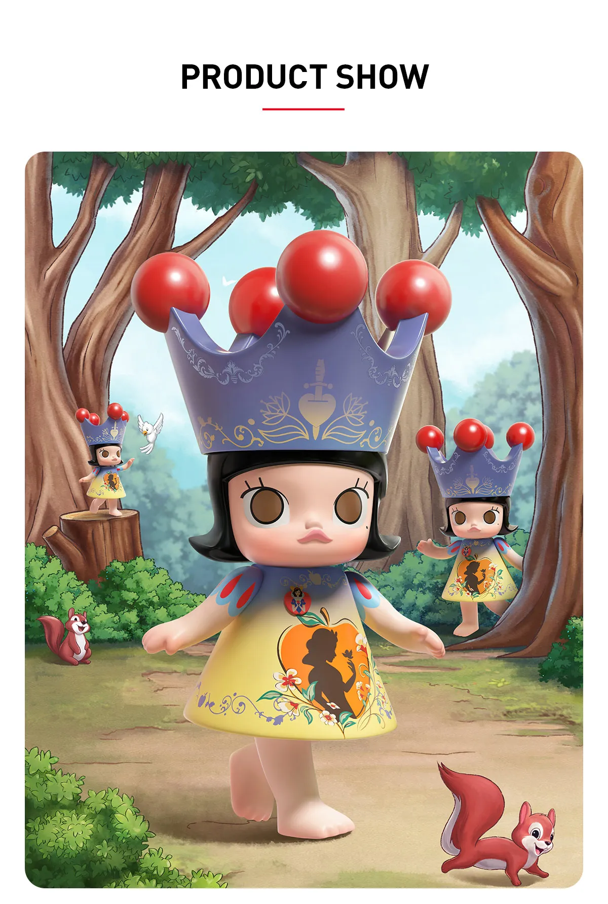 MEGA ROYAL MOLLY 400% Snow White - POP MART (Australia)