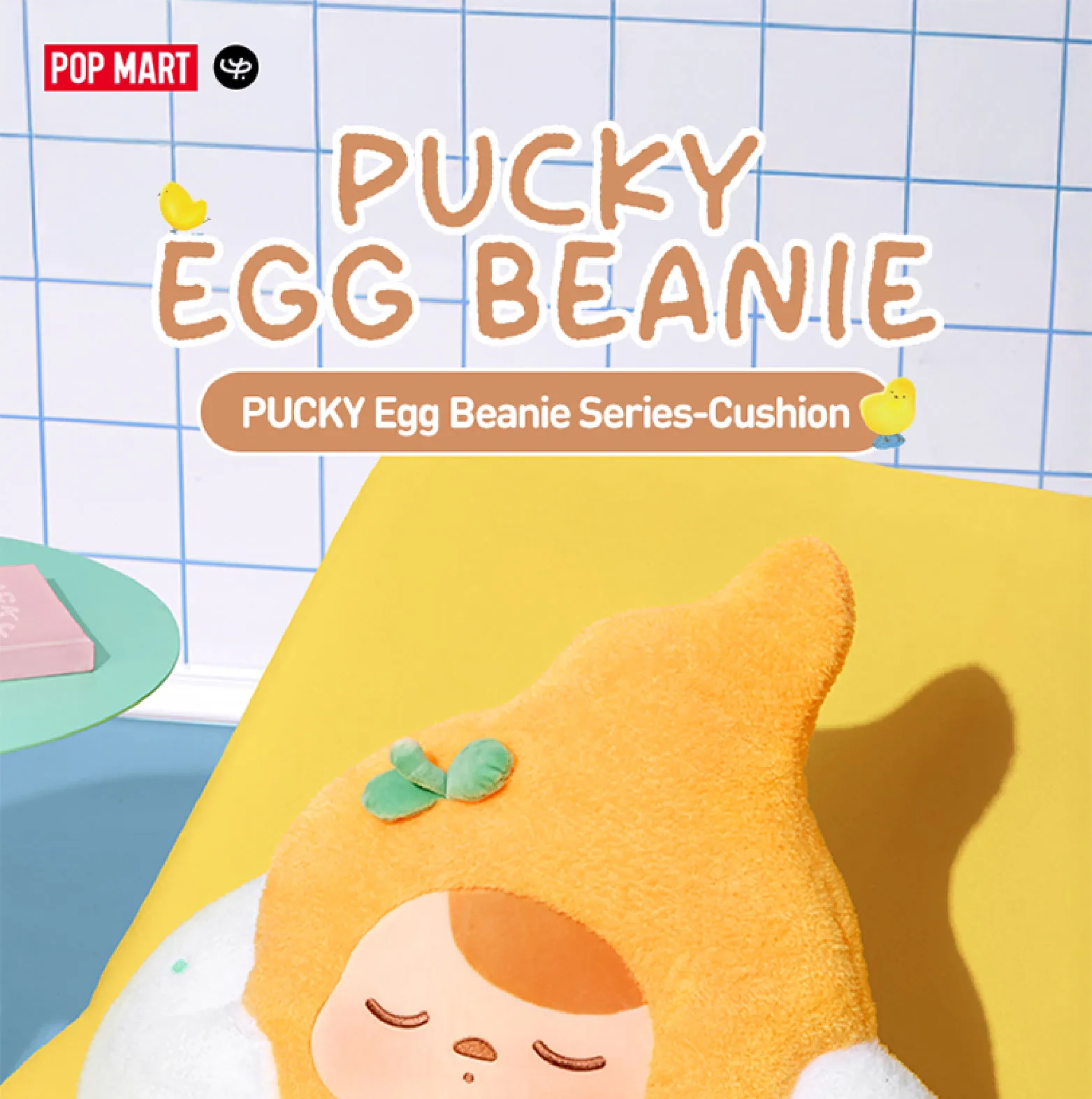 PUCKY Egg Beanie Series-Cushion - POP MART (Philippines)