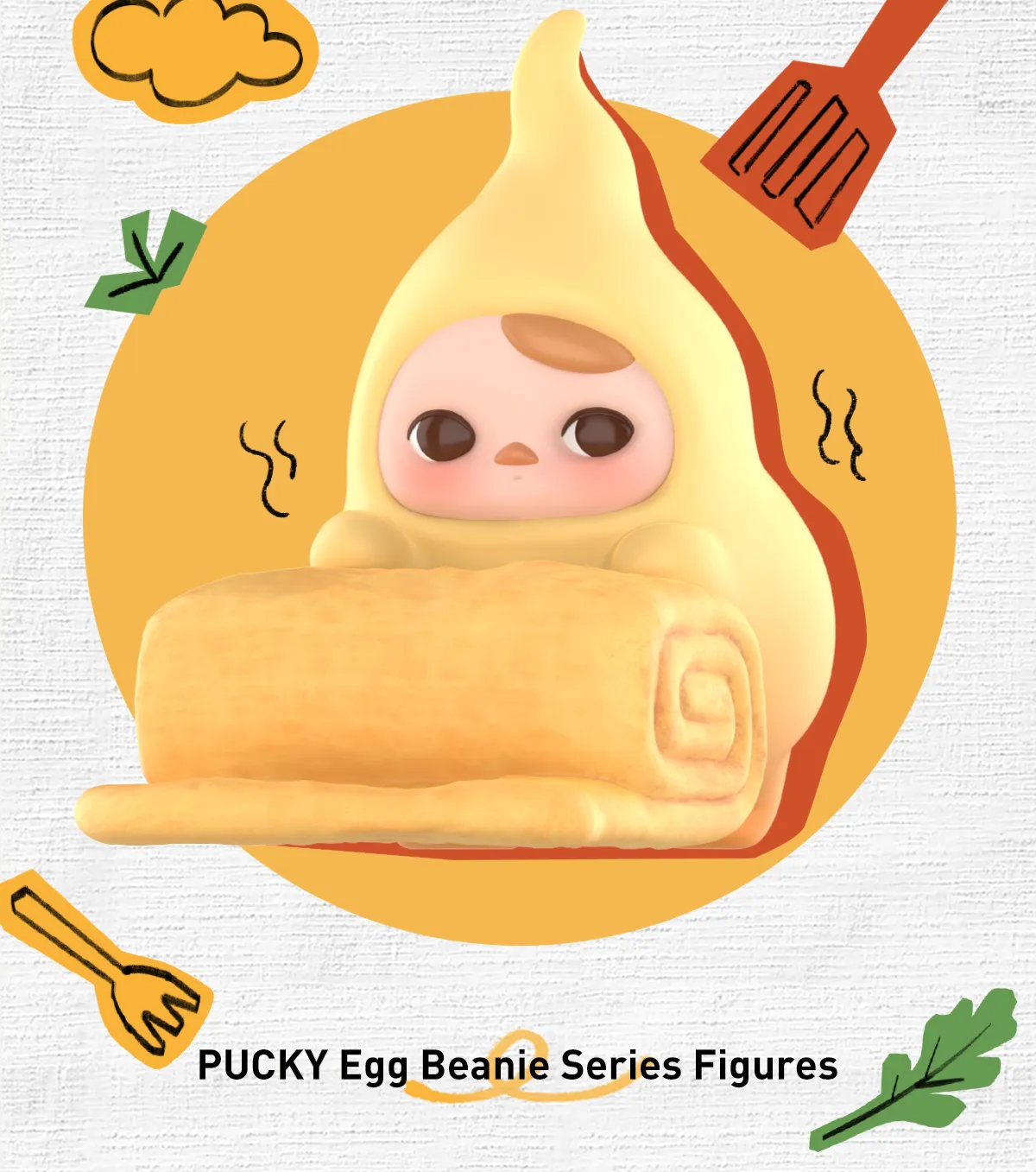 POP NOW:PUCKY Egg Beanie Series Figures - POP MART (Malaysia)