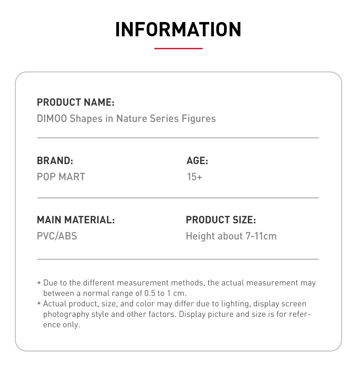 DIMOO Shapes in Nature Series Figures - POP MART (Malaysia)