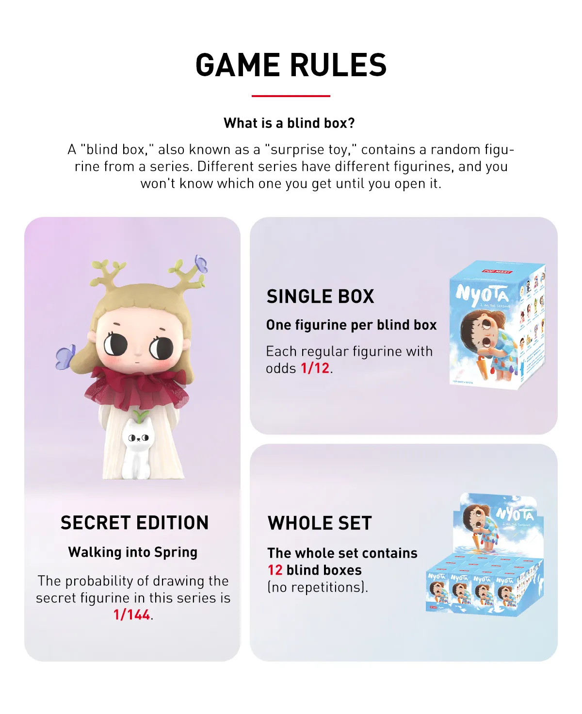 POP NOW:Nyota I Am the Seasons Series Figures - POP MART (Malaysia)