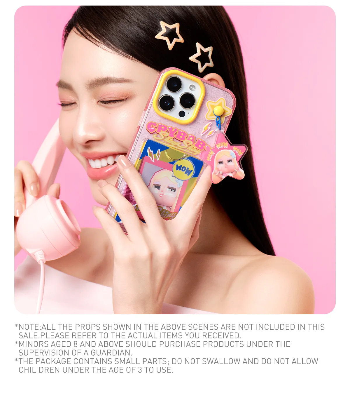 CRYBABY SHINY SHINY Series-Phone Case for iPhone 16 Pro Max - POP MART (Vietnam)