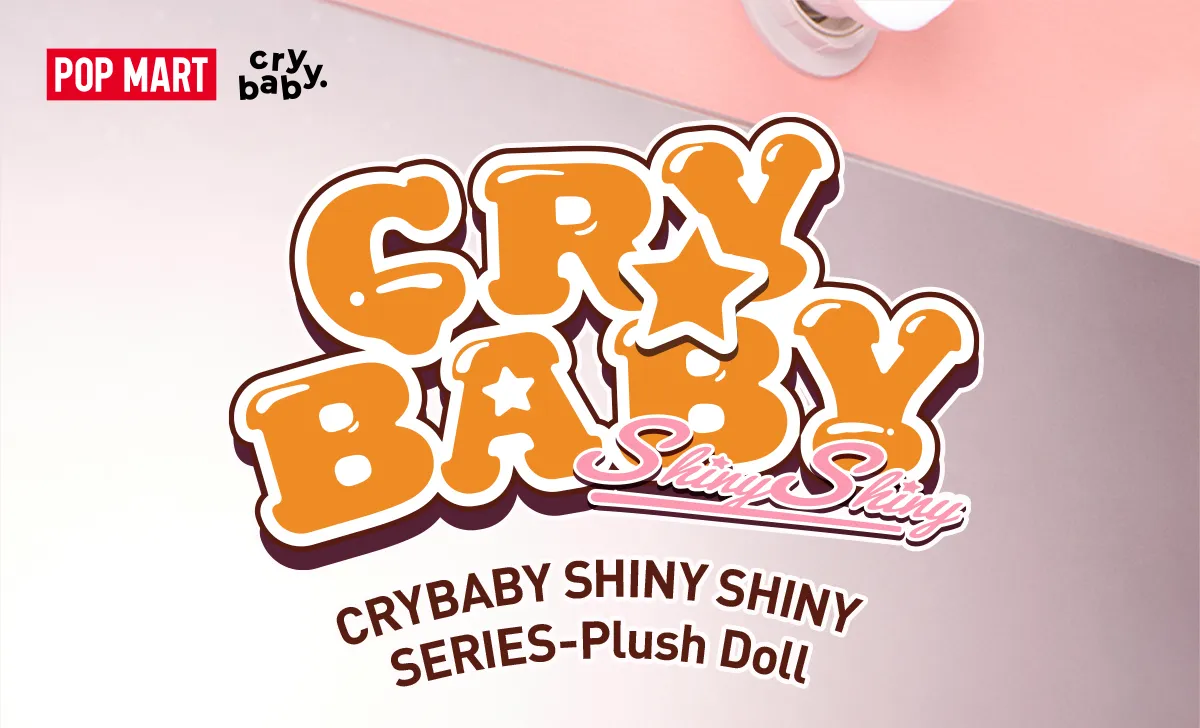 CRYBABY SHINY SHINY SERIES-Plush Doll (Pink) - POP MART (Australia)