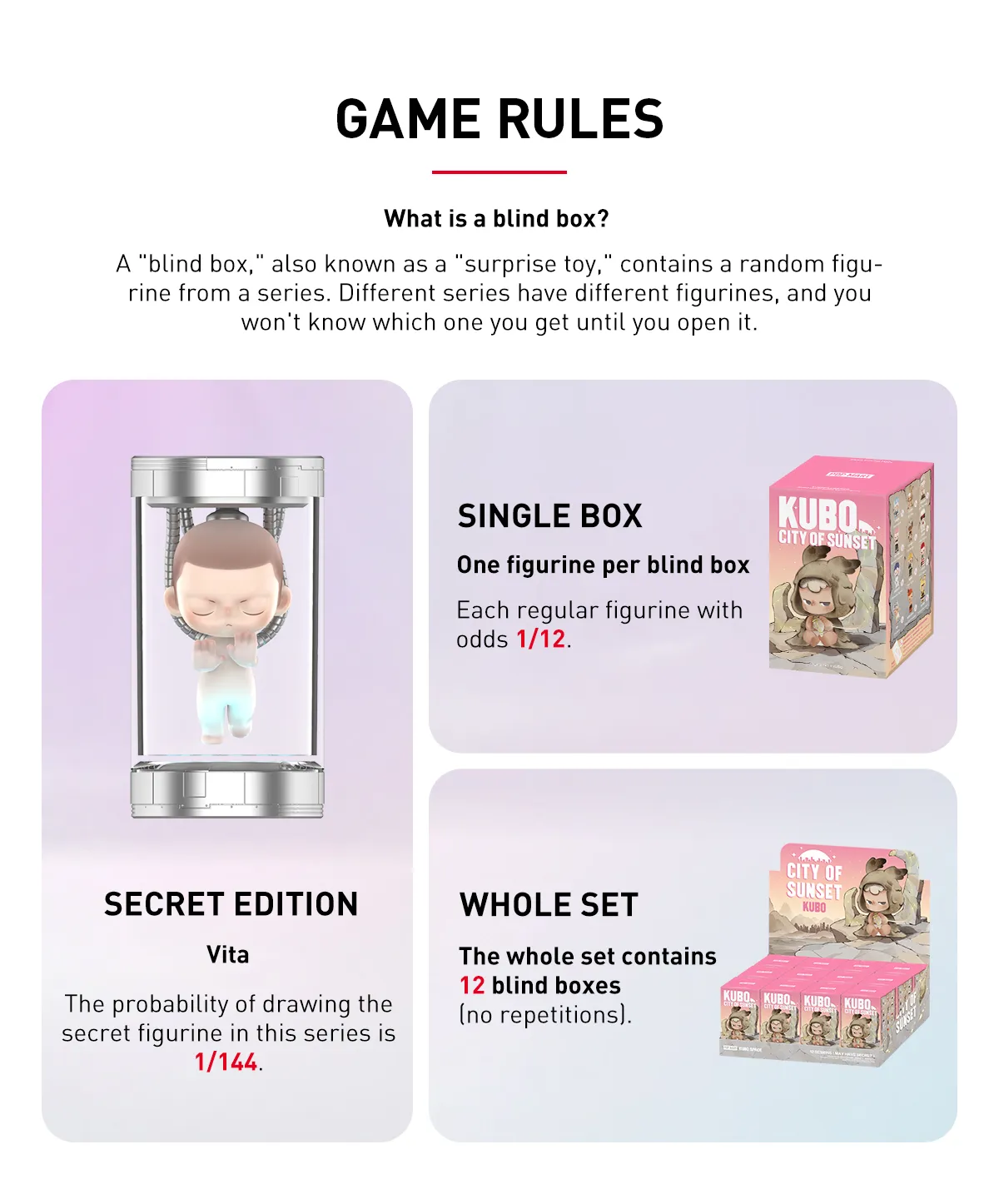 KUBO City of Sunset Series Figures - POP MART (Spain)