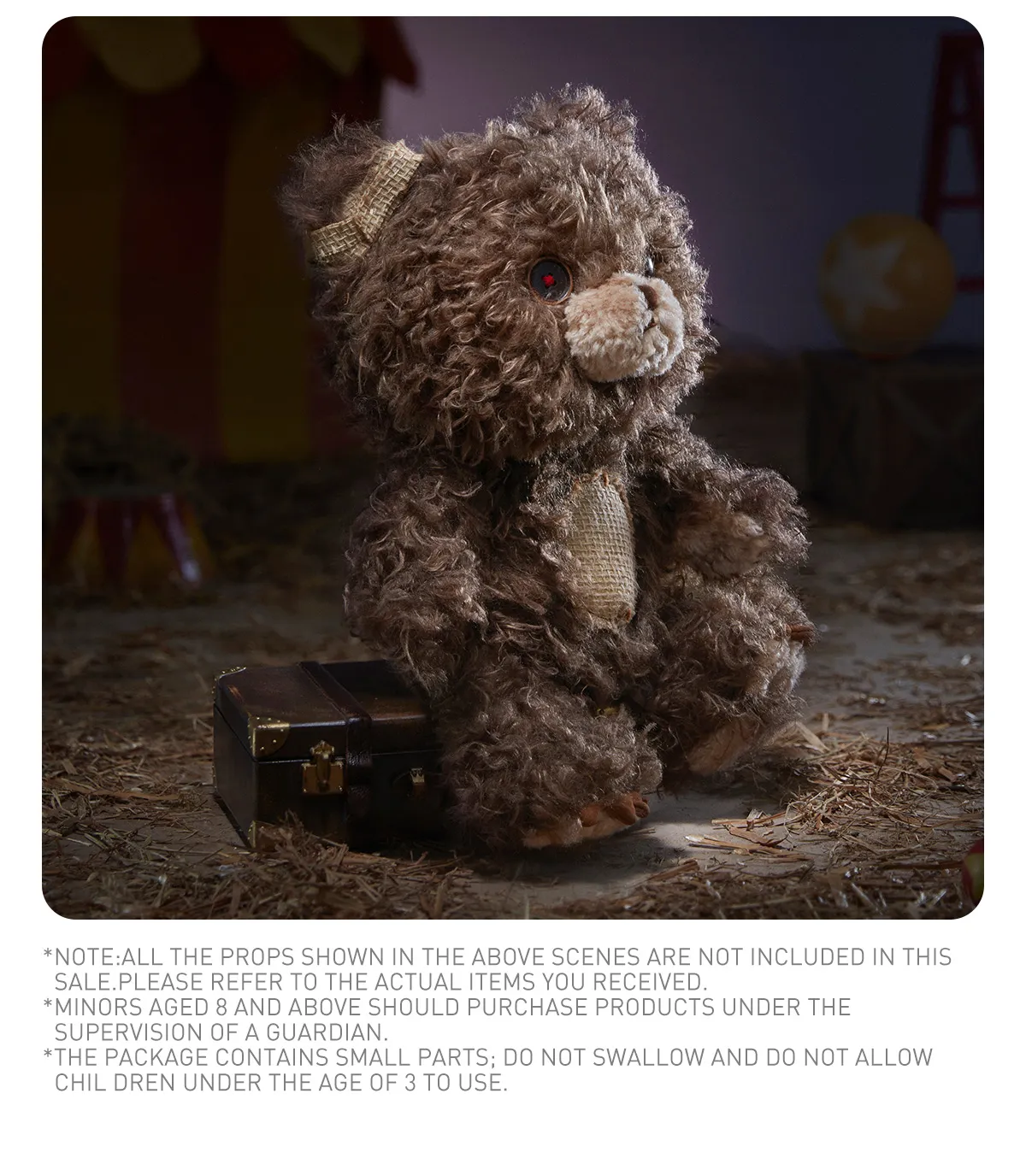 Hirono Bear Vinyl Plush Doll - POP MART (South Korea)