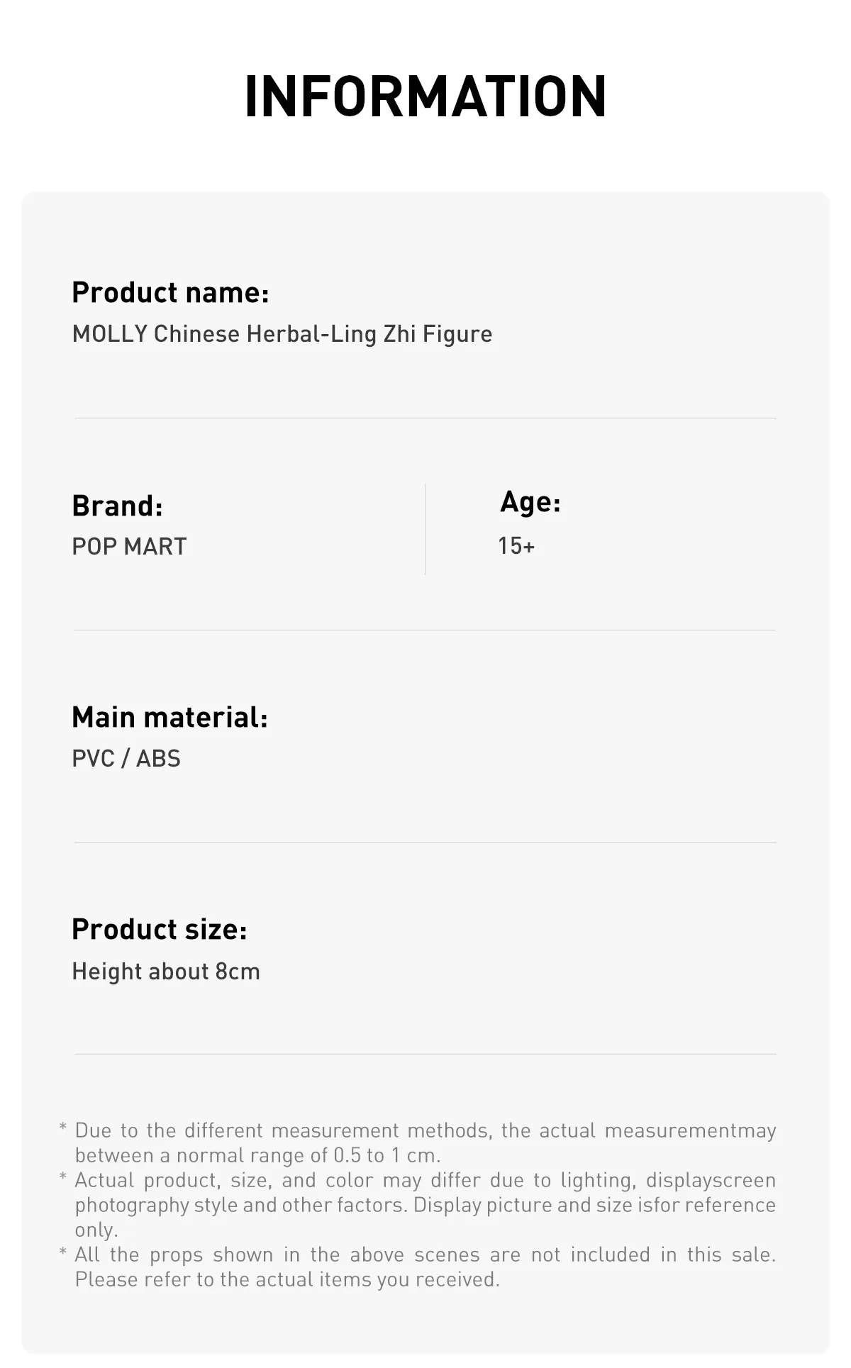 MOLLY Chinese Herbal-Ling Zhi Figure - POP MART (Singapore)