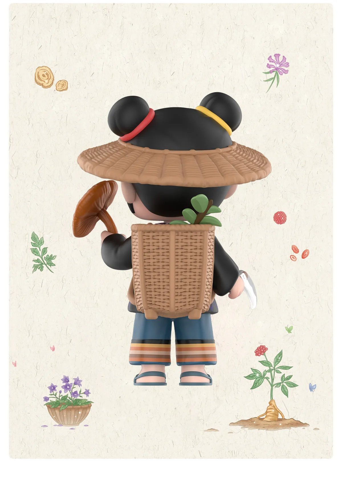 MOLLY Chinese Herbal-Ling Zhi Figure - POP MART (Singapore)