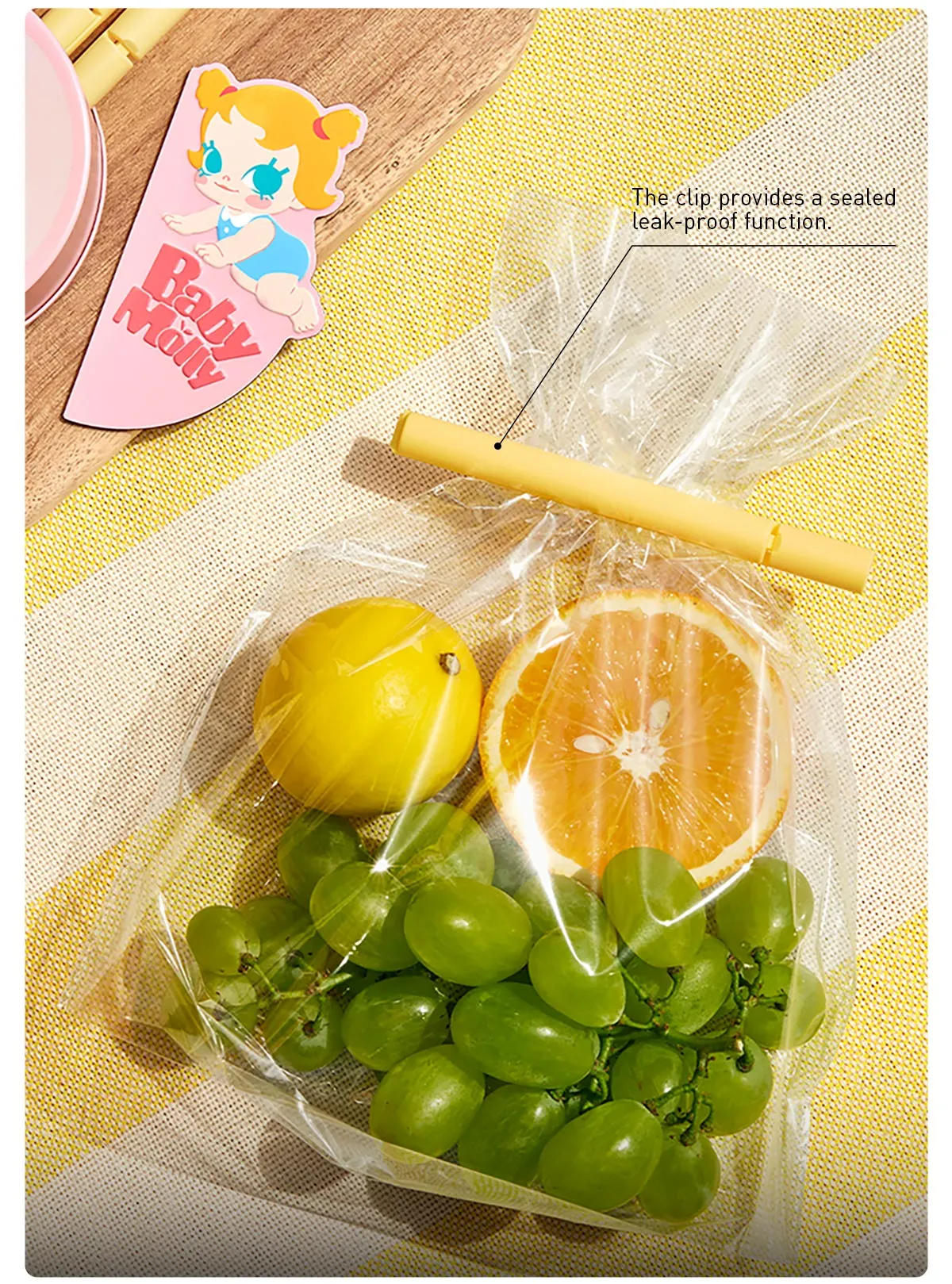 POP NOW:Baby Molly Fruity Aroma Series-Magnetic Sealing Clip Storage Box Set - POP MART ...