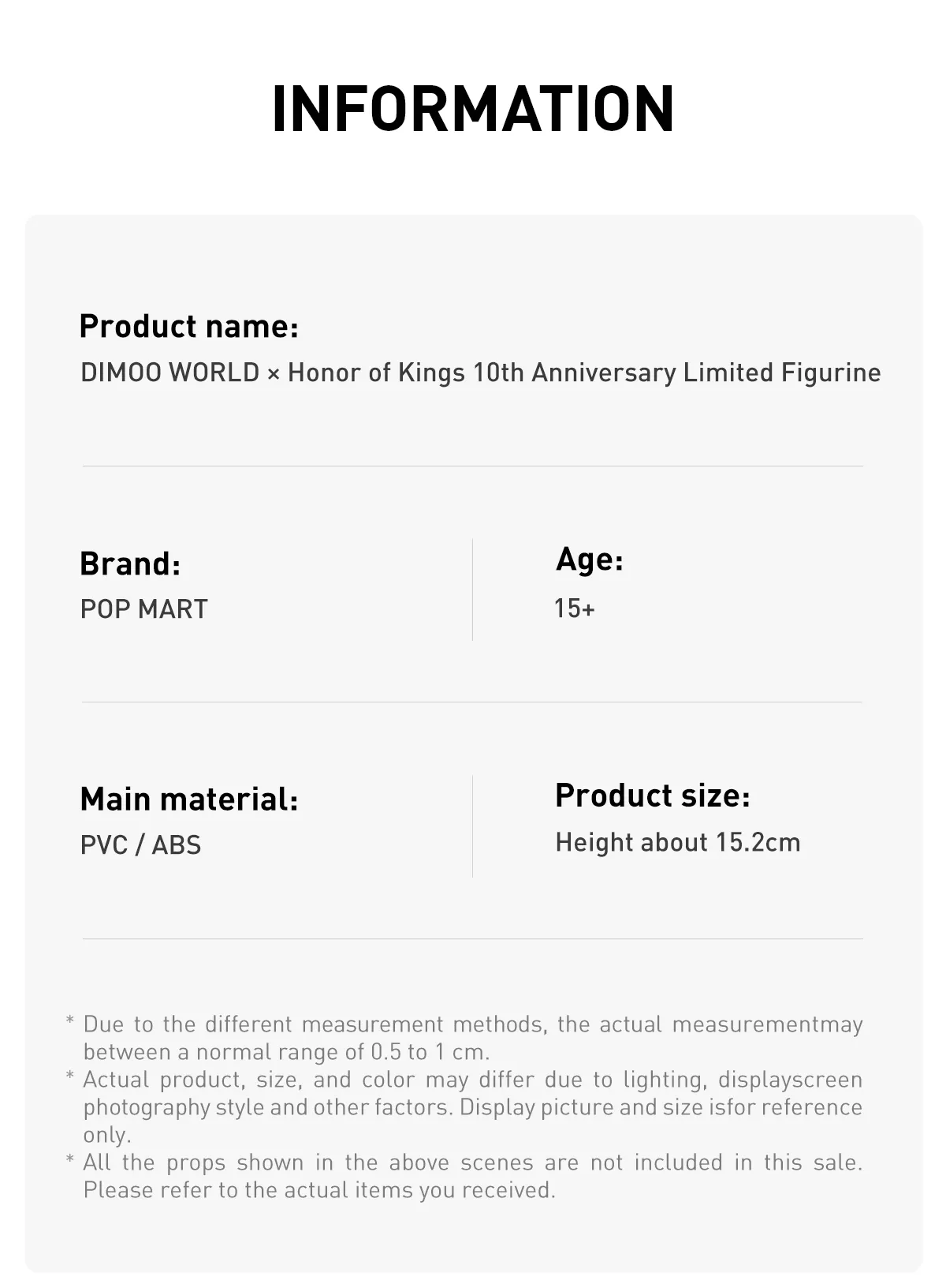 DIMOO WORLD × Honor of Kings 10th Anniversary Limited Figurine - POP ...