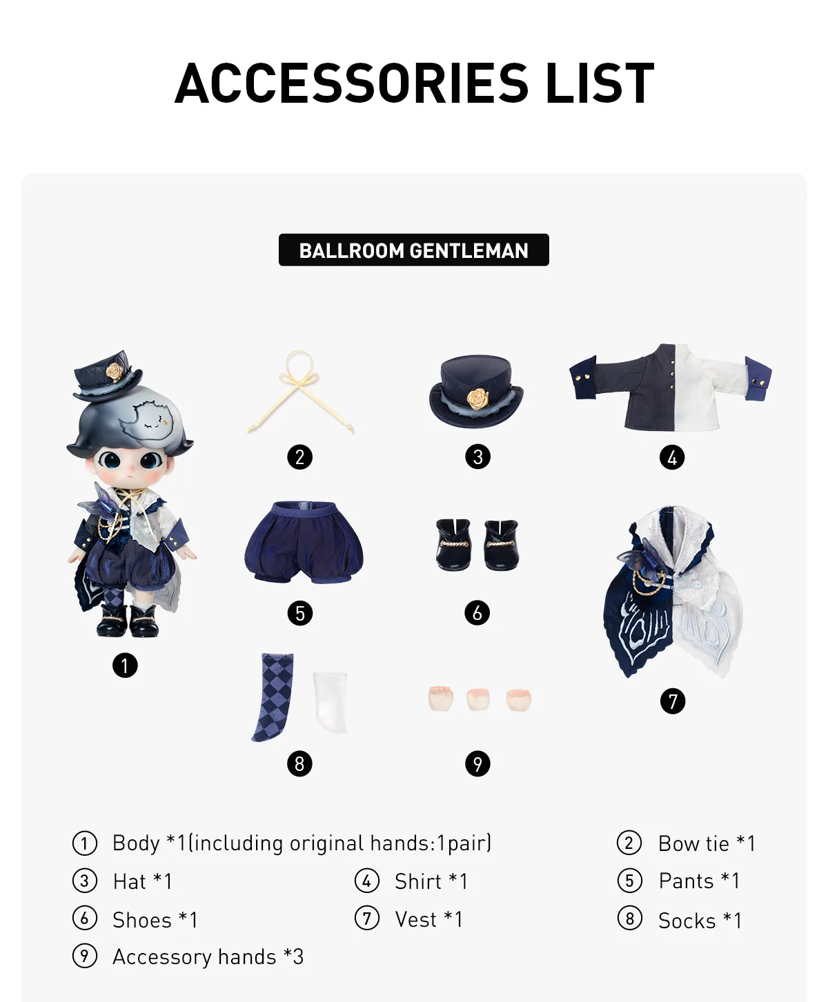 DIMOO Gentleman Series 1/8 Action Figure - POP MART (Spain)