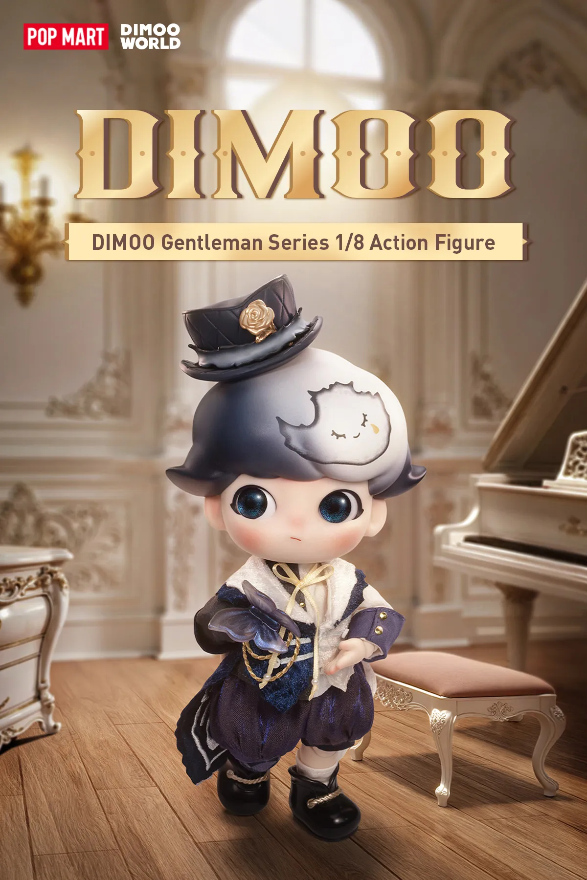 DIMOO Gentleman Series 1/8 Action Figure - POP MART (Italy)
