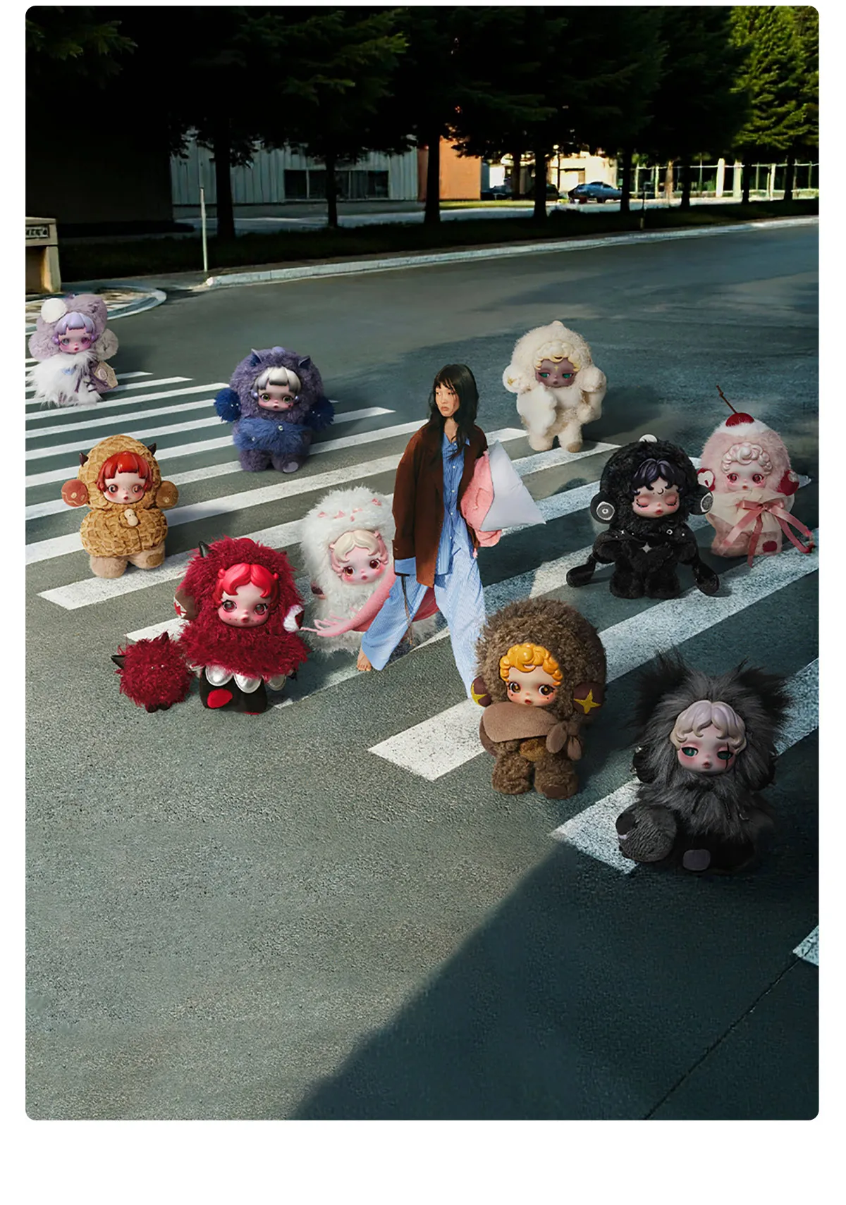 SKULLPANDA You Found Me! シリーズ ぬいぐるみペンダント - POP MART (Japan)