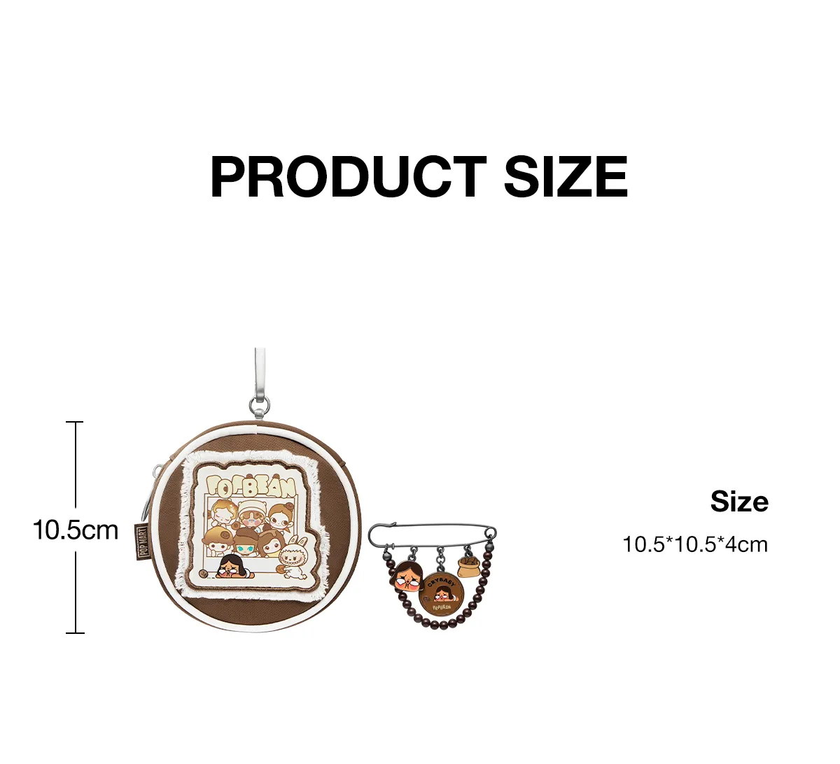 POP BEAN Coffee Factory Series-Perforated Handbag - POP MART (Australia)