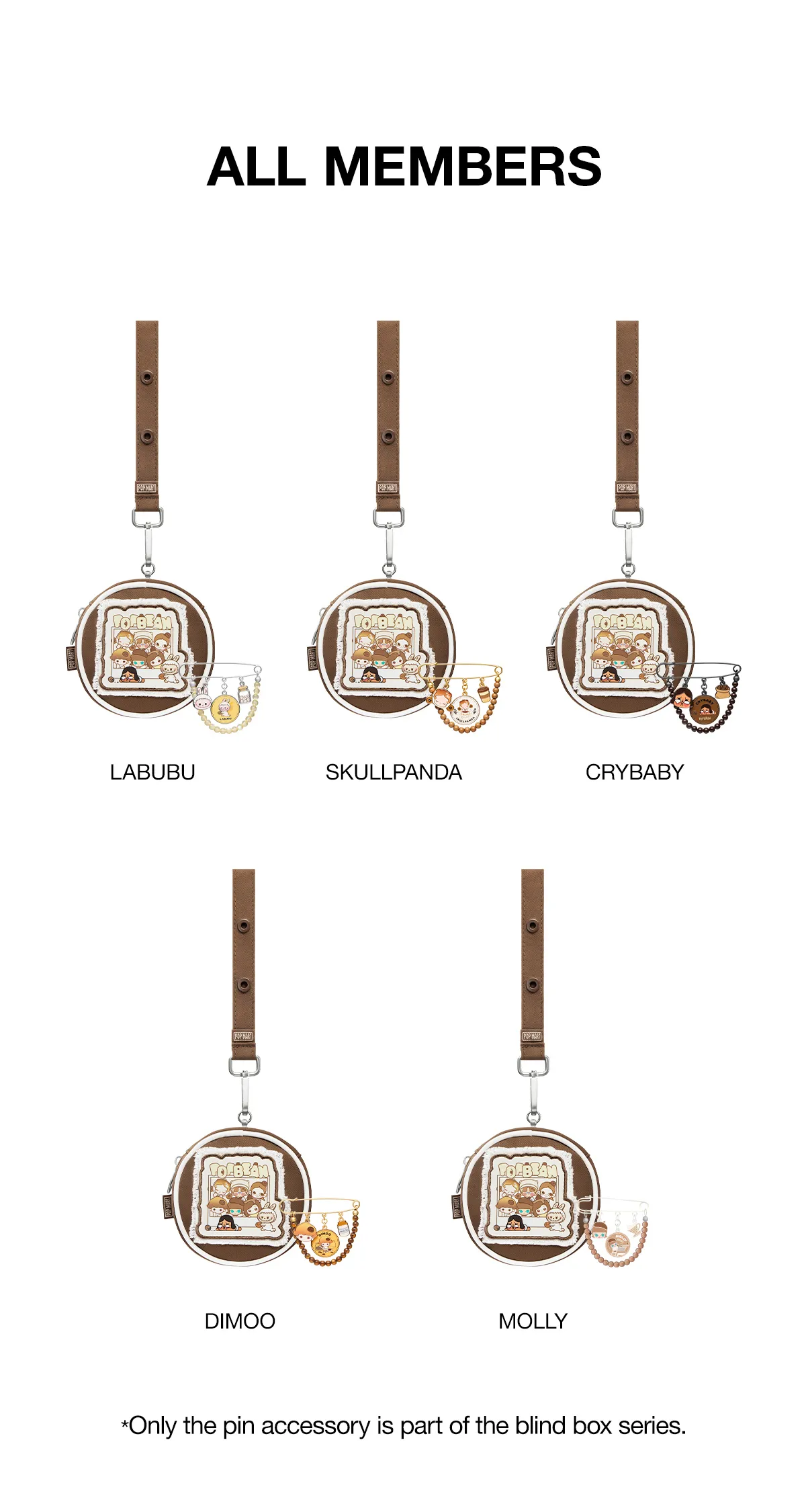 POP BEAN Coffee Factory Series-Perforated Handbag - POP MART (Australia)