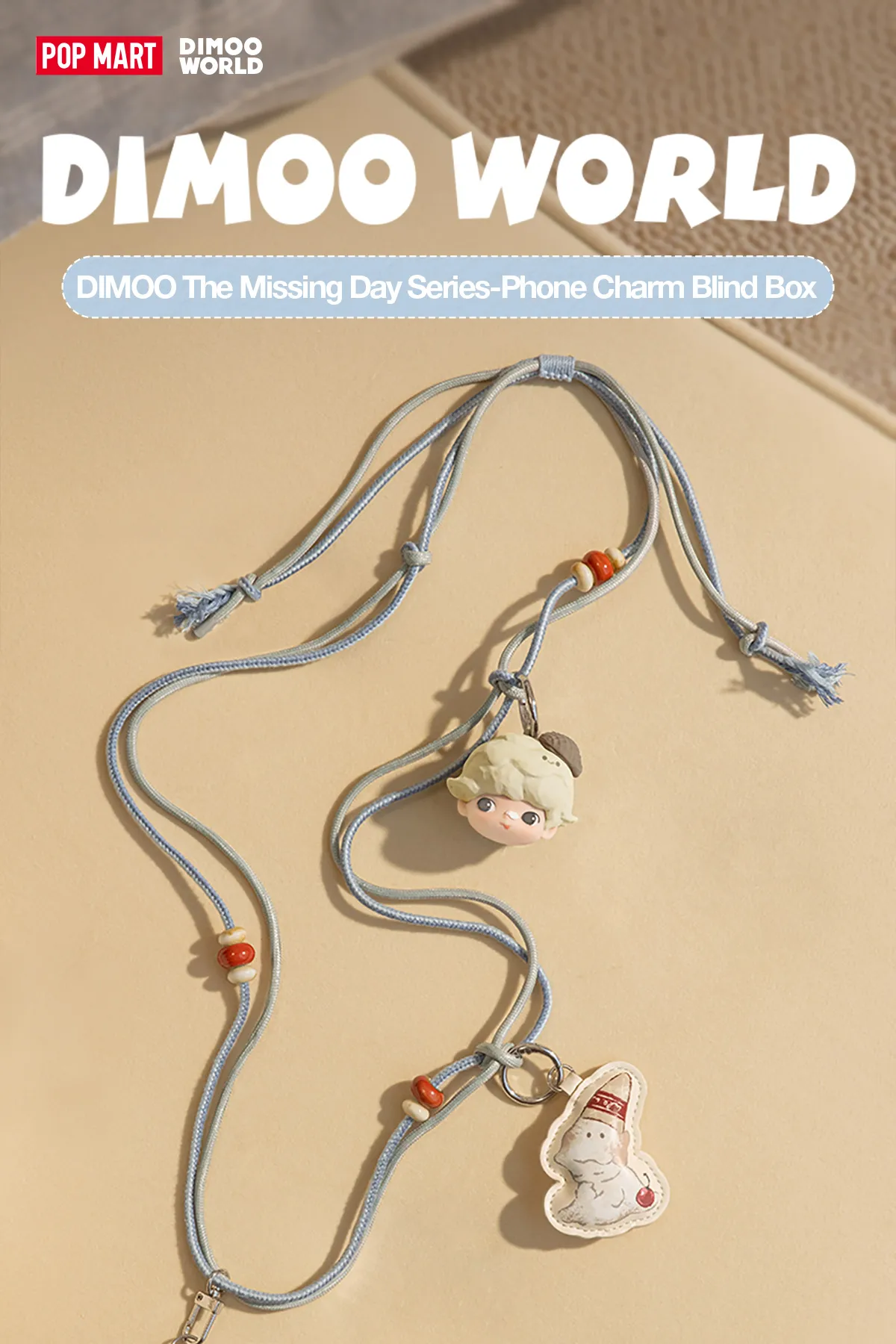 DIMOO The Missing Day Series Figures-Phone Charm Blind Box - POP MART ...