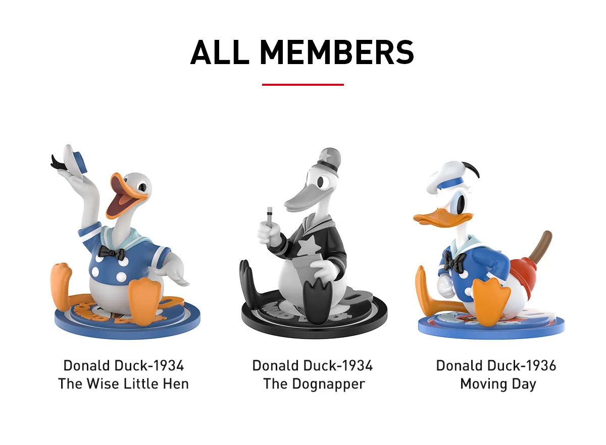 Disney Donald Duck 90th Anniversary Series Figures - POP MART (New Zealand)