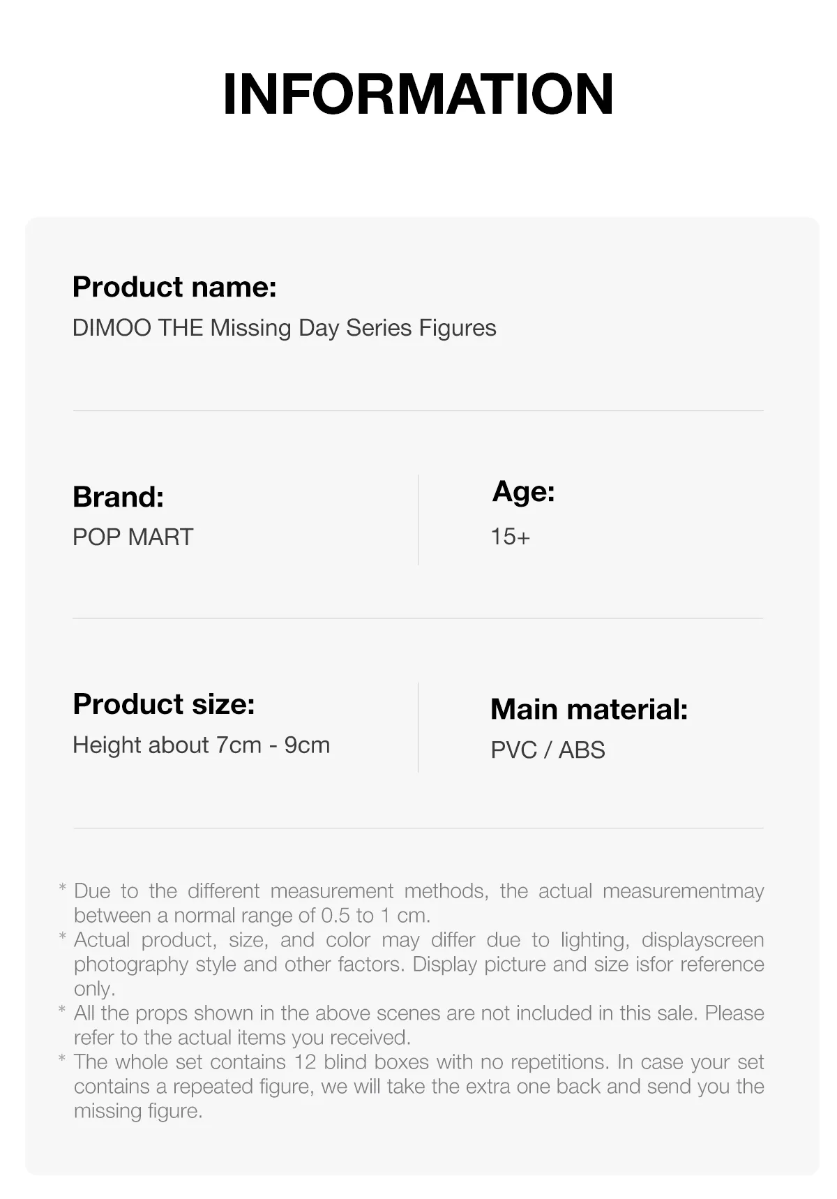 POP NOW:DIMOO The Missing Day Series Figures - POP MART (Singapore)