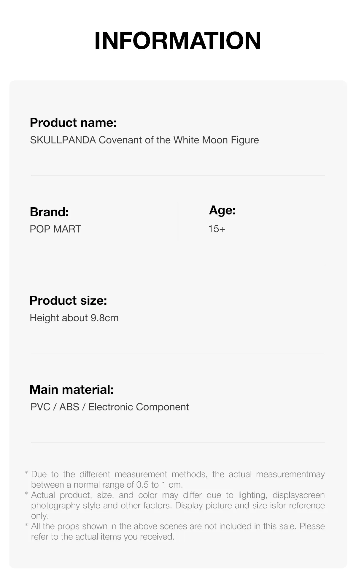 SKULLPANDA Covenant of the White Moon Figure - POP MART (Australia)