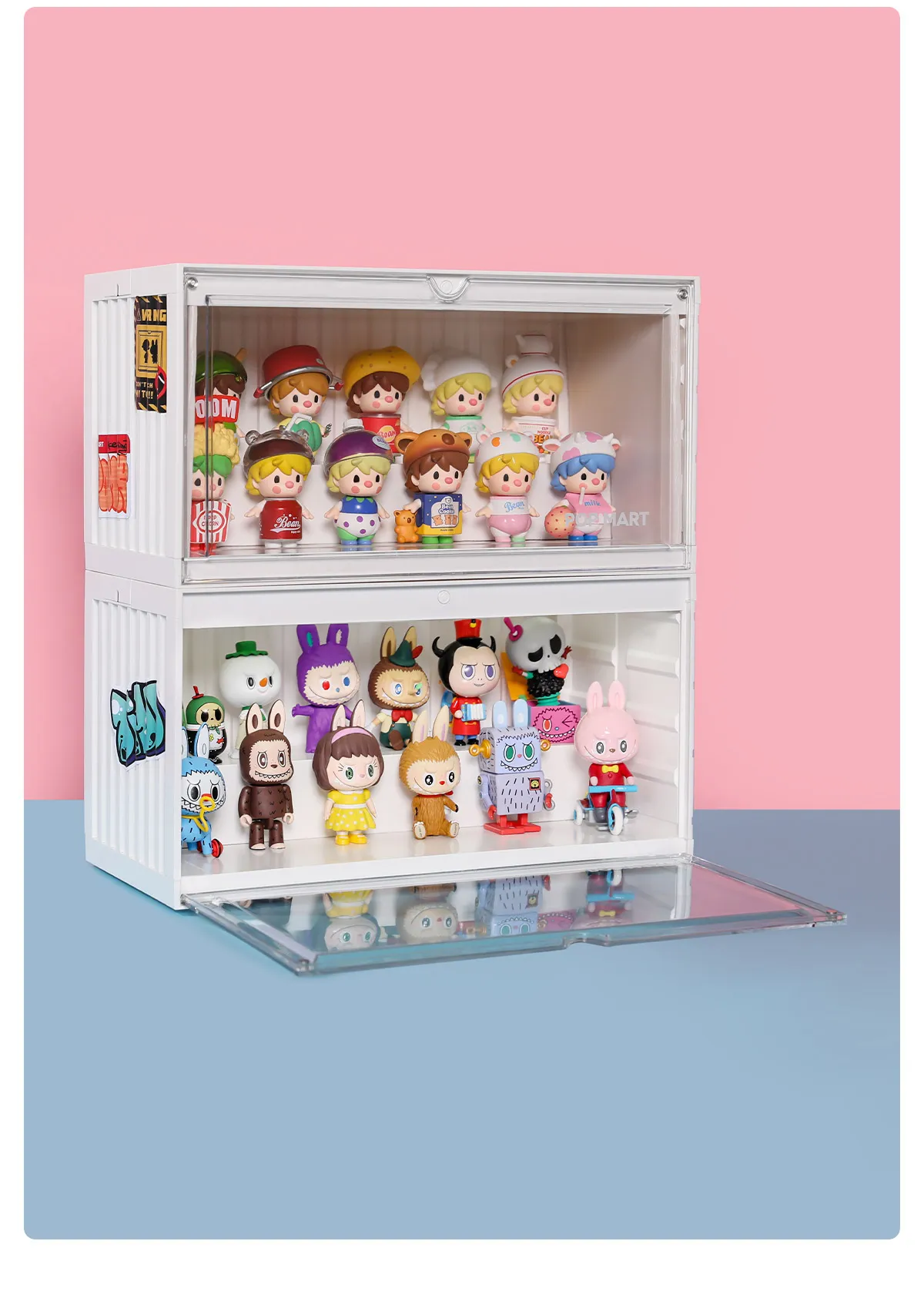 POP MART Luminous Container Figure Display Box White - POP MART ...