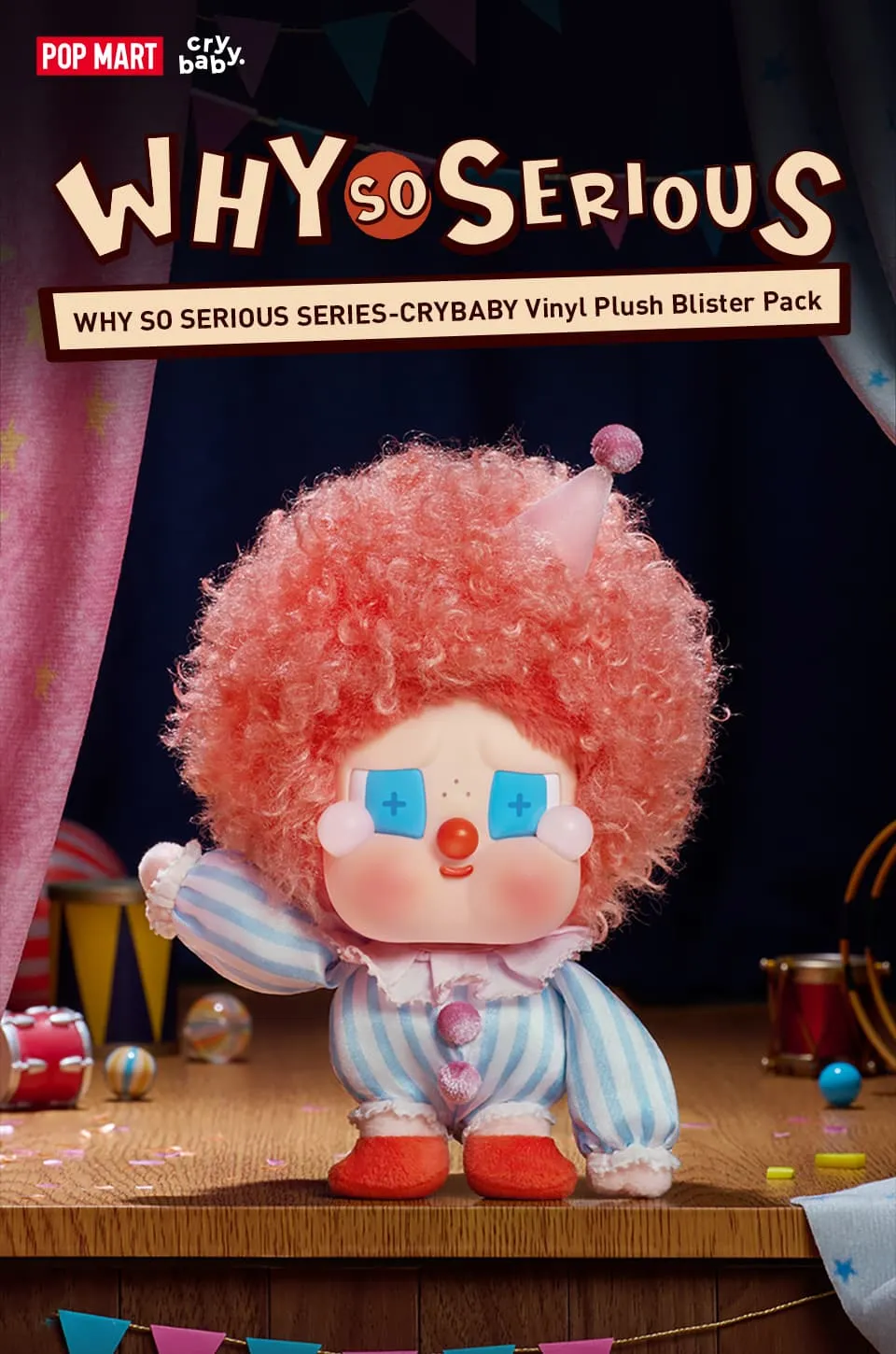 WHY SO SERIOUS SERIES-CRYBABY Vinyl Plush Blister Pack - POP MART (Vietnam)